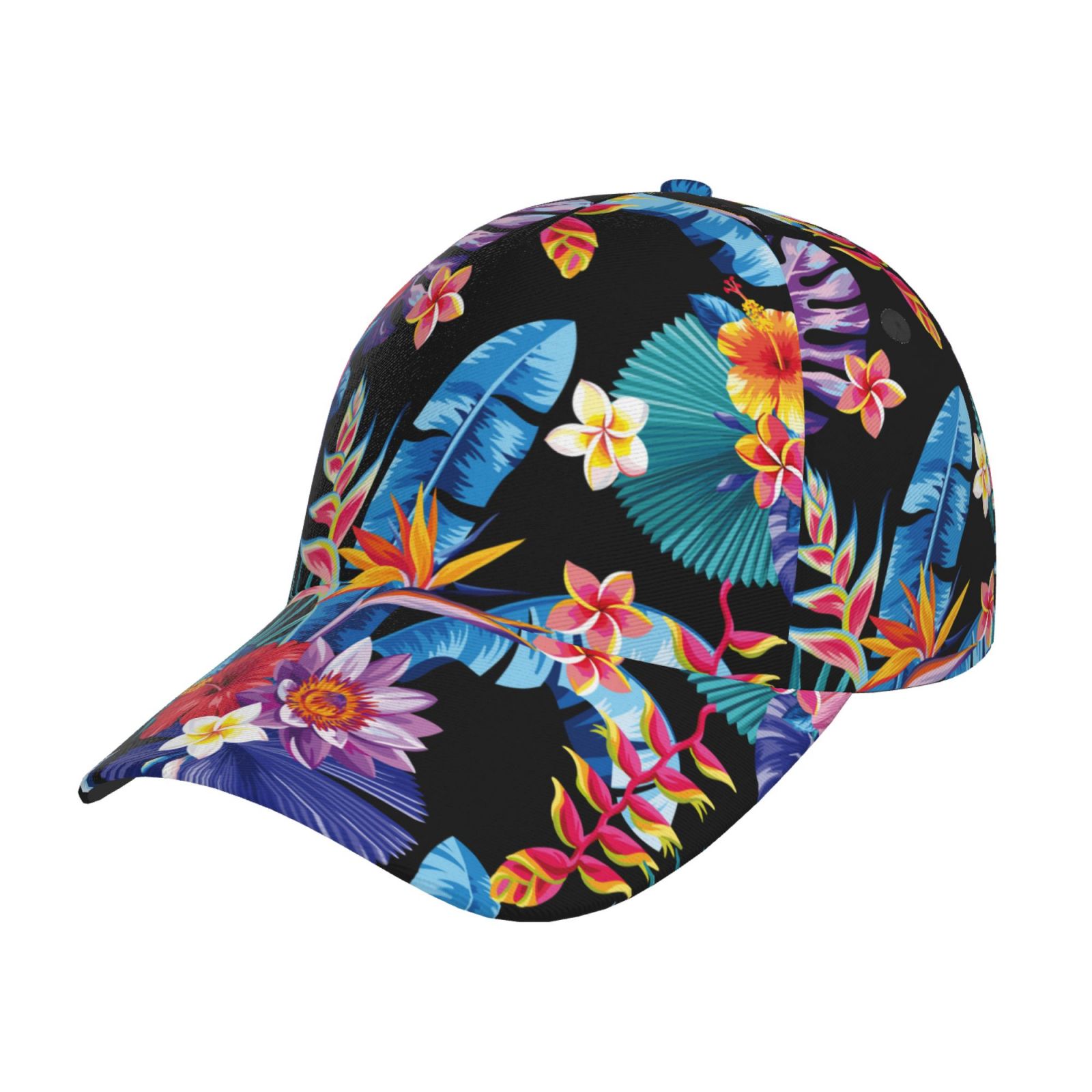 Fotbe Tropical Palm Leaves Baseball Cap, Tropical Palm Leaves Print Dad ...