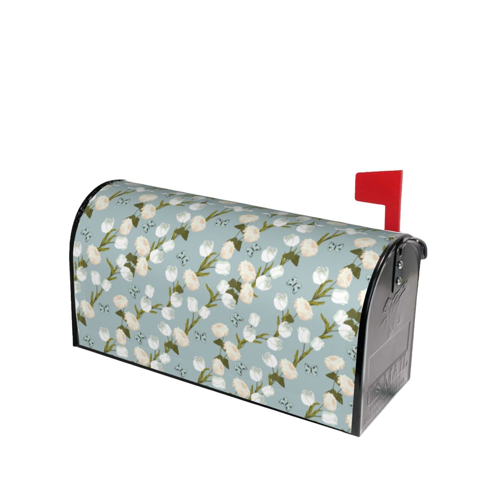 Fotbe Tulips Flowers Mailbox Covers Post Letter Box Cover Garden Decor ...