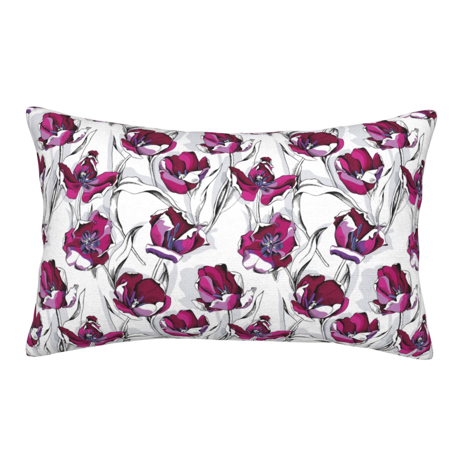 Fotbe Tulips Flowers Pillow Cases - Envelope Closure - Luxury, Extra ...