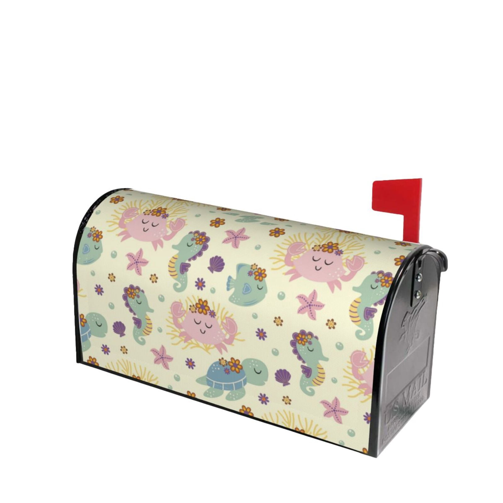 Fotbe Turtle Crab Sea Horse Mailbox Covers Post Letter Box Cover Garden ...
