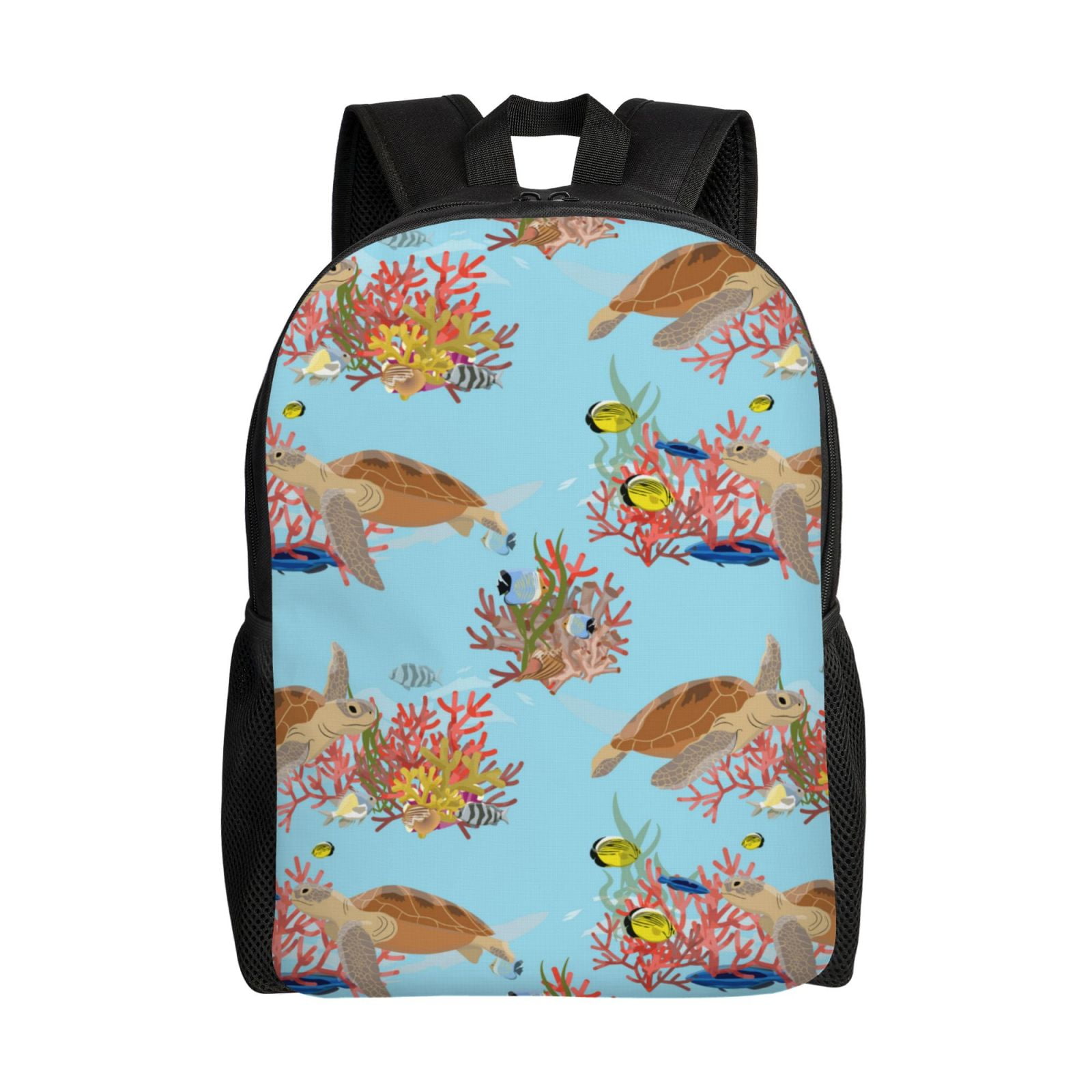 Fotbe Turtles And Corals Travel Laptop Backpack, Business Slim Sturdy ...