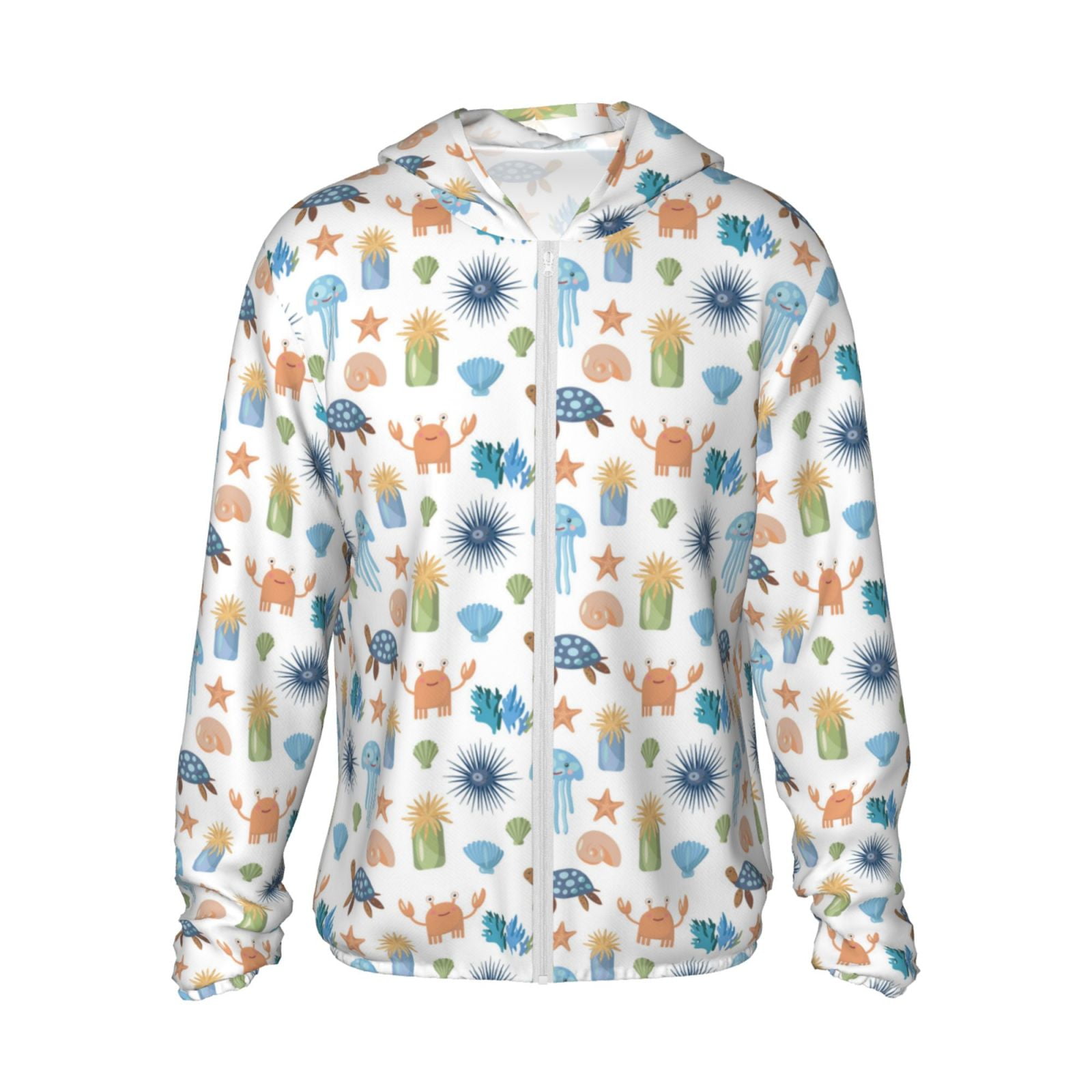 Fotbe Undersea Animals Men's Women's UPF 50+ Sun Protection Jacket ...