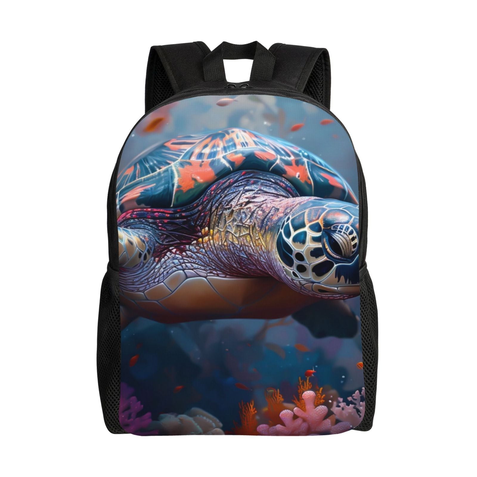 Fotbe Underwater Lazy Turtle Travel Laptop Backpack, Business Slim ...