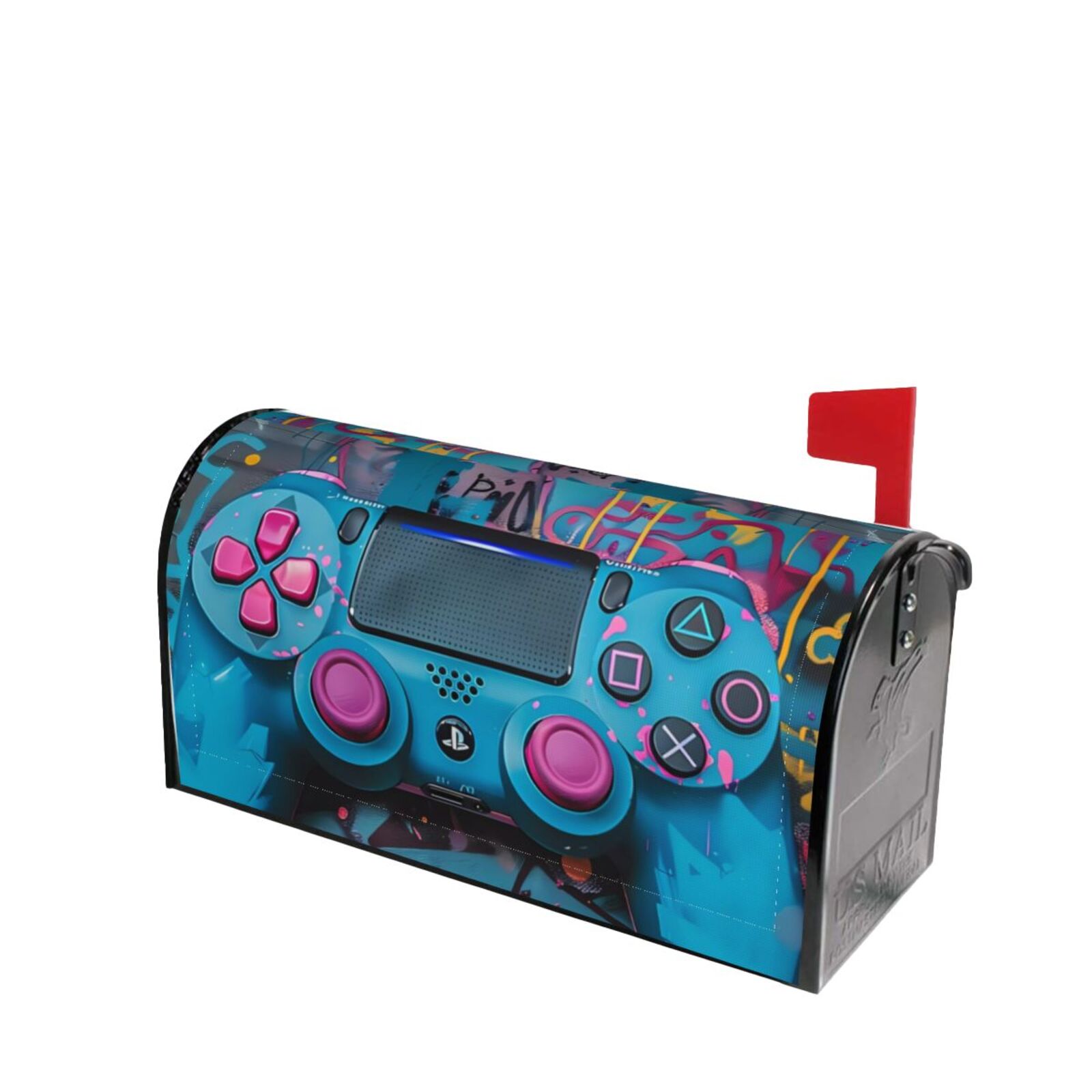 Fotbe Urban Graffiti Gaming Style Mailbox Covers Post Letter Box Cover ...