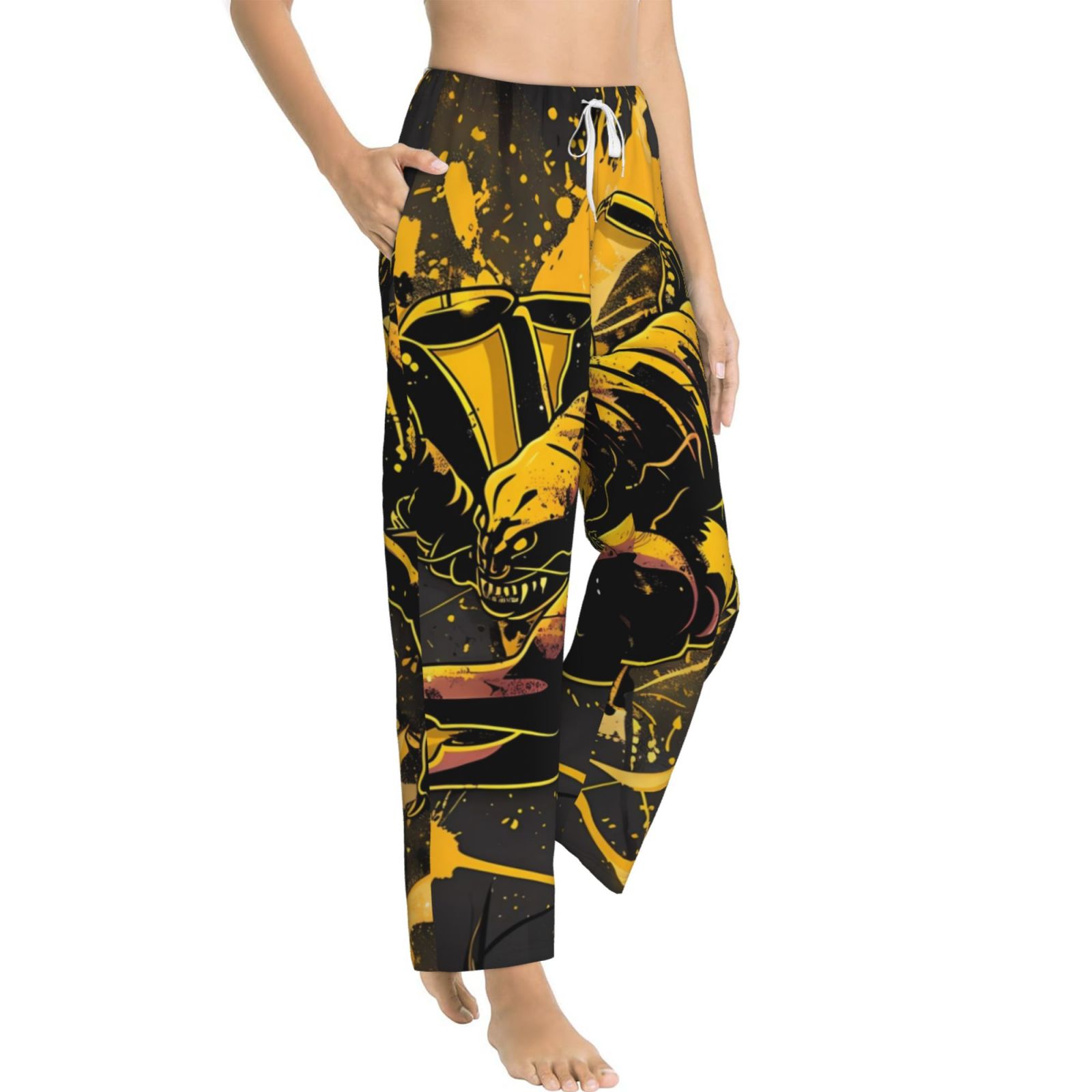 Fotbe Urban Graffiti Scorpion Illustration Women's Pajama Pants ...