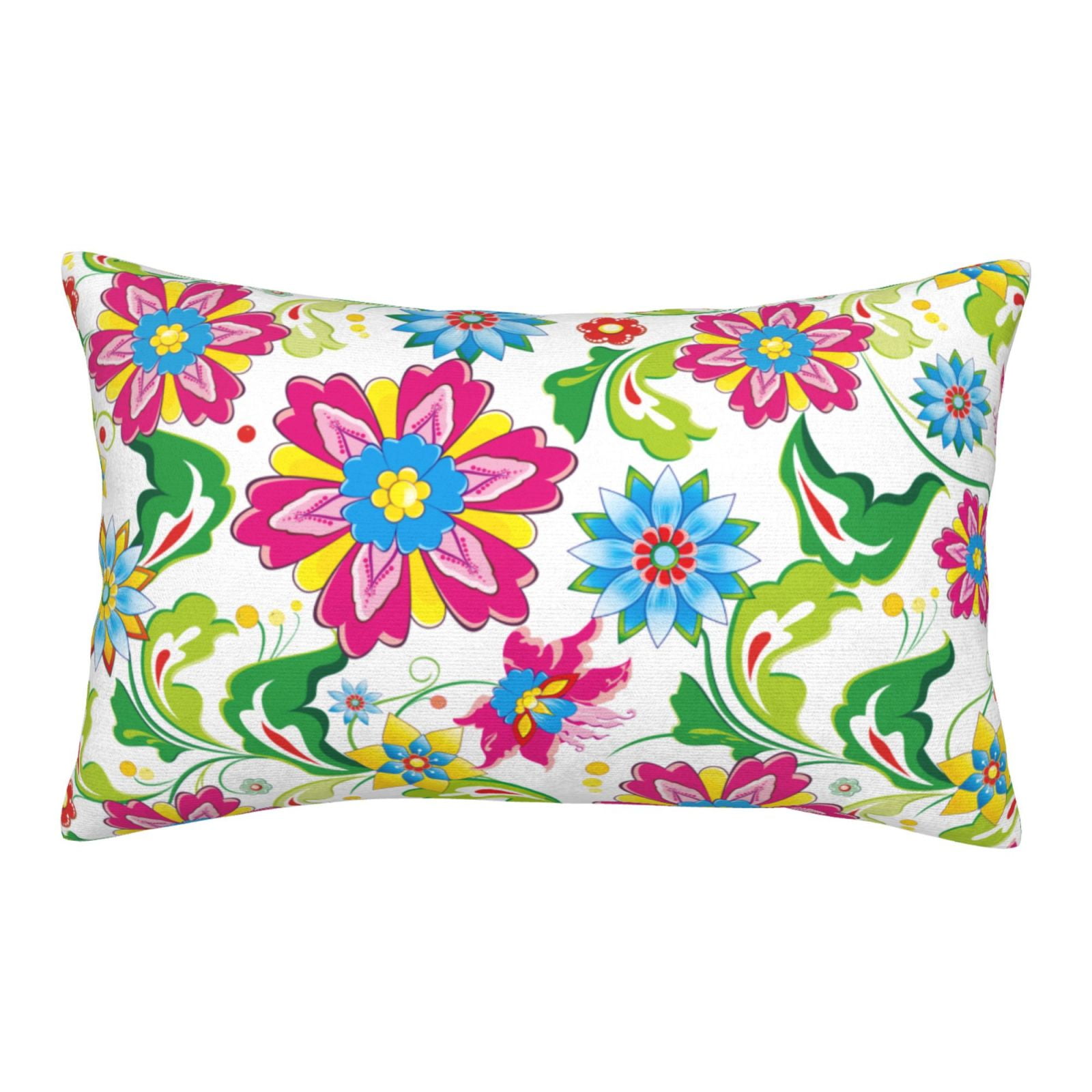 Fotbe Vector Mexican Otomi Style Bright Pillow Cases - Envelope Closure ...