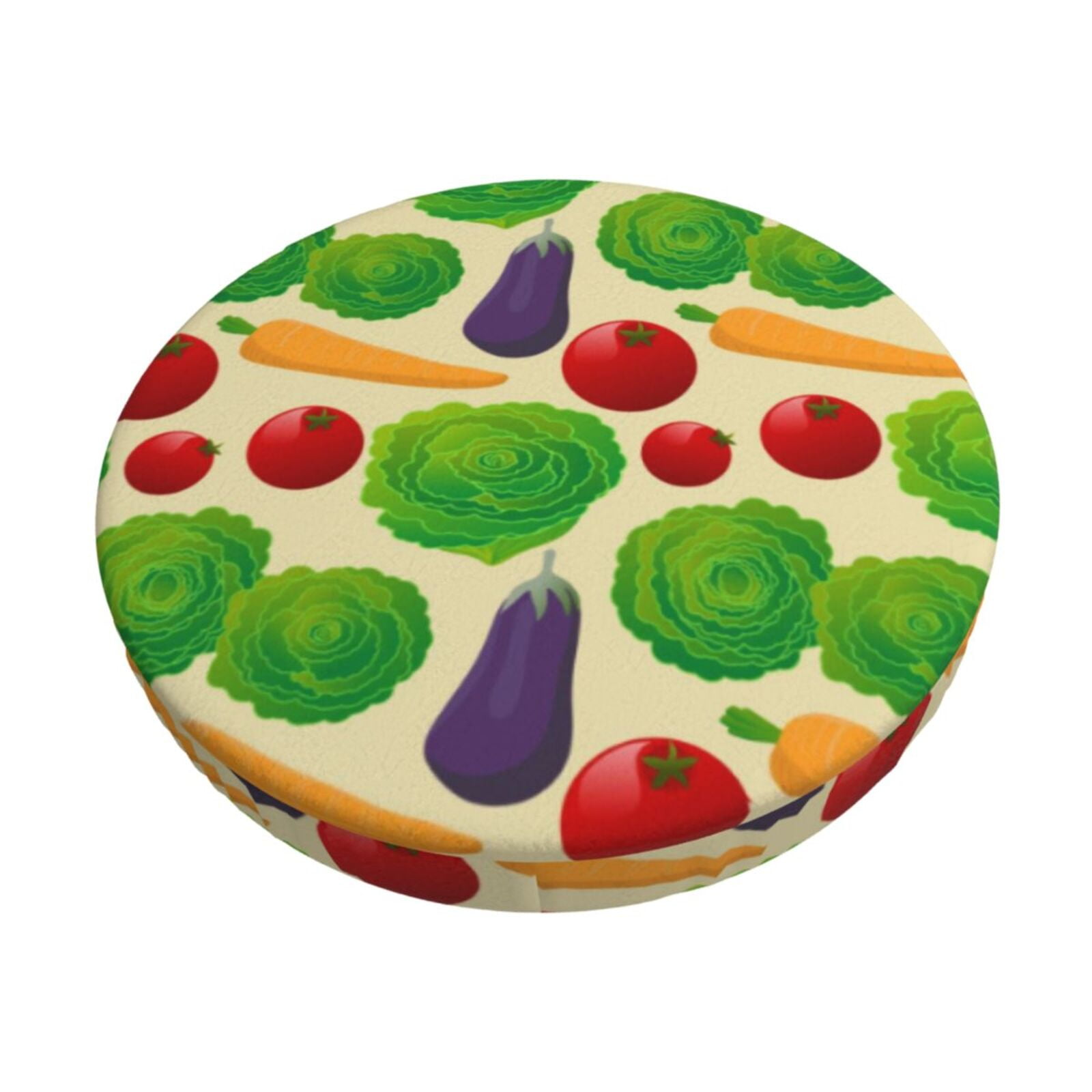 Fotbe Vegetable Stool Covers Round,Waterproof Round Bar Stool Covers ...