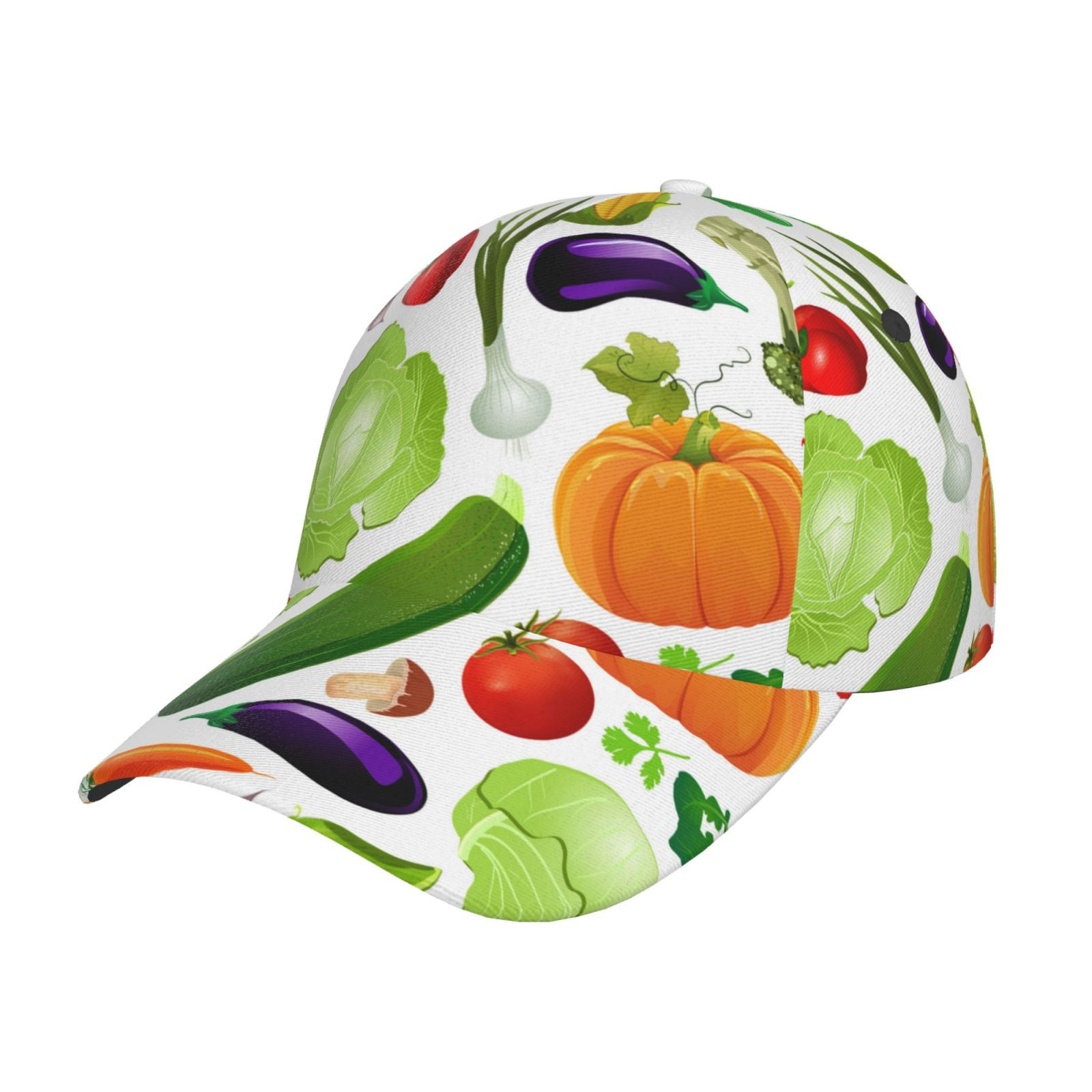 Fotbe Vegetables2 Baseball Cap, Vegetables2 Print Dad Hat,Outdoor Hat ...