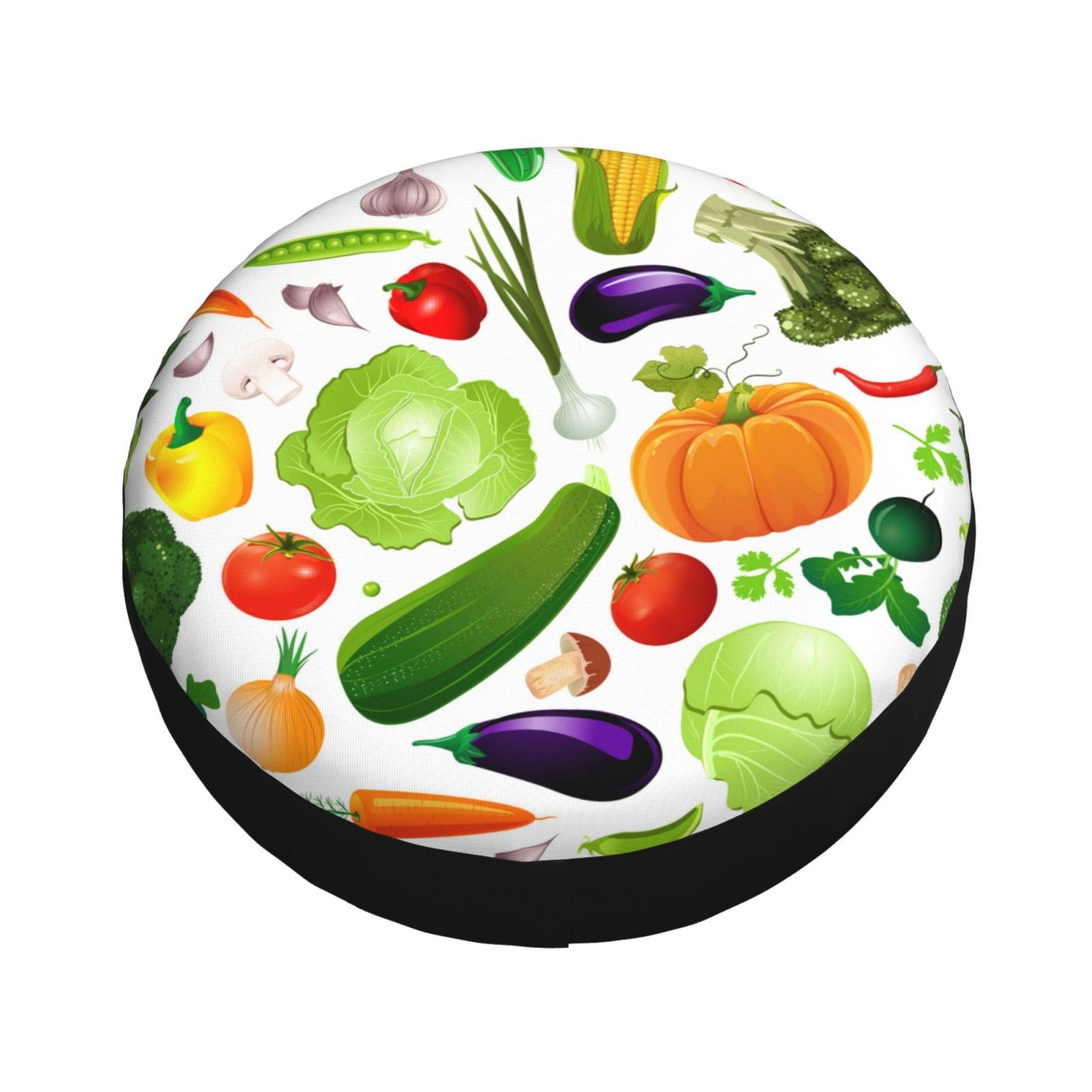 Fotbe Vegetables2 Spare Tire Cover Thickening Universal Fit for Jeep ...