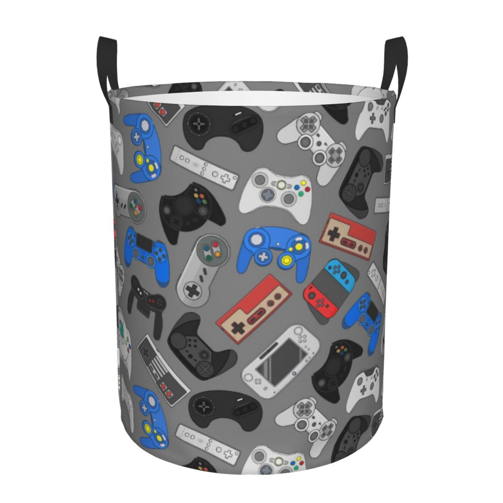 Fotbe Video Game Laundry Basket with Handles, Waterproof Large Laundry ...