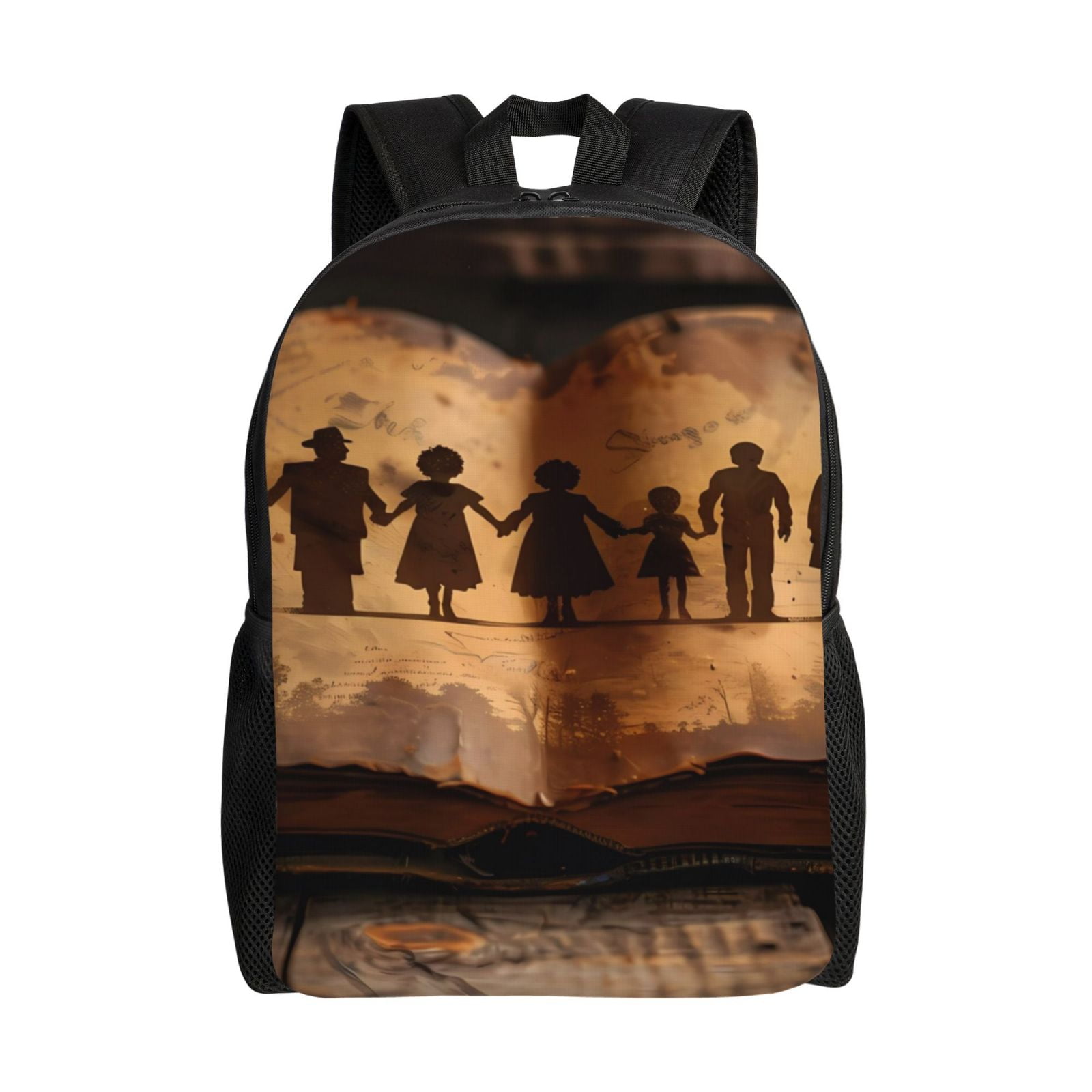 Fotbe Vintage Family History Book Travel Laptop Backpack, Business Slim ...