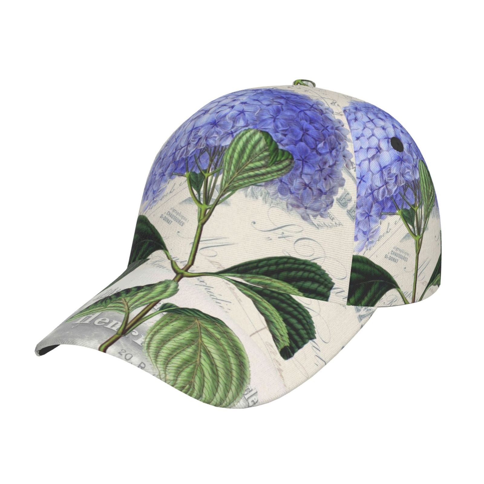 Fotbe Vintage Flower Baseball Cap, Vintage Flower Print Dad Hat,Outdoor ...