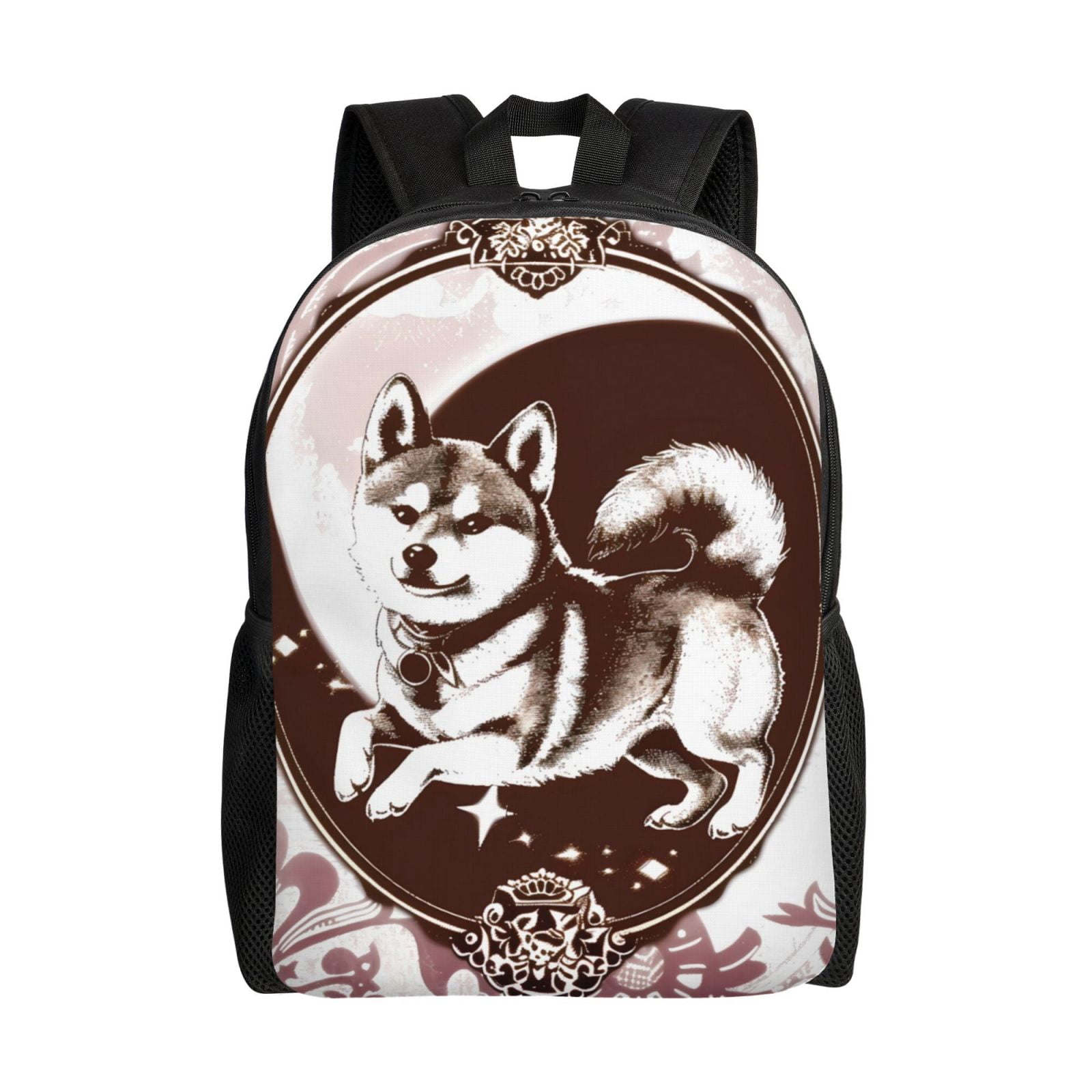 Fotbe Vintage Husky Dog Travel Laptop Backpack, Business Slim Sturdy ...