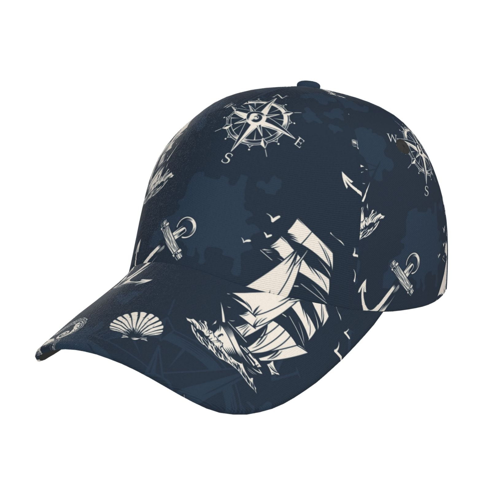 Fotbe Vintage Marine Baseball Cap, Vintage Marine Print Dad Hat,Outdoor ...