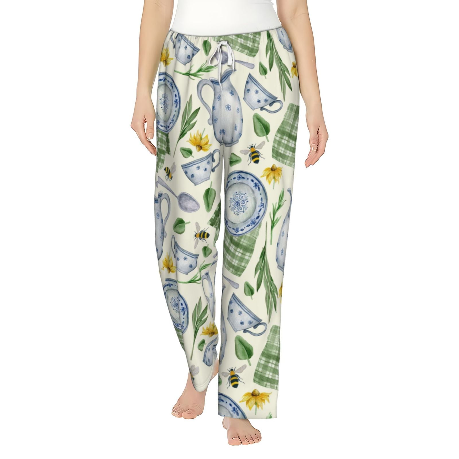 Fotbe Vintage Utensils Women's Pajama Pants,Sleepwear Pants,Pj Bottoms ...