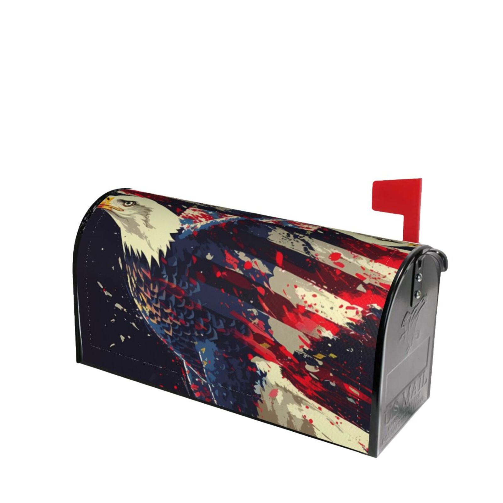 Fotbe Watercolor Bald Eagle Mailbox Covers Post Letter Box Cover Garden ...