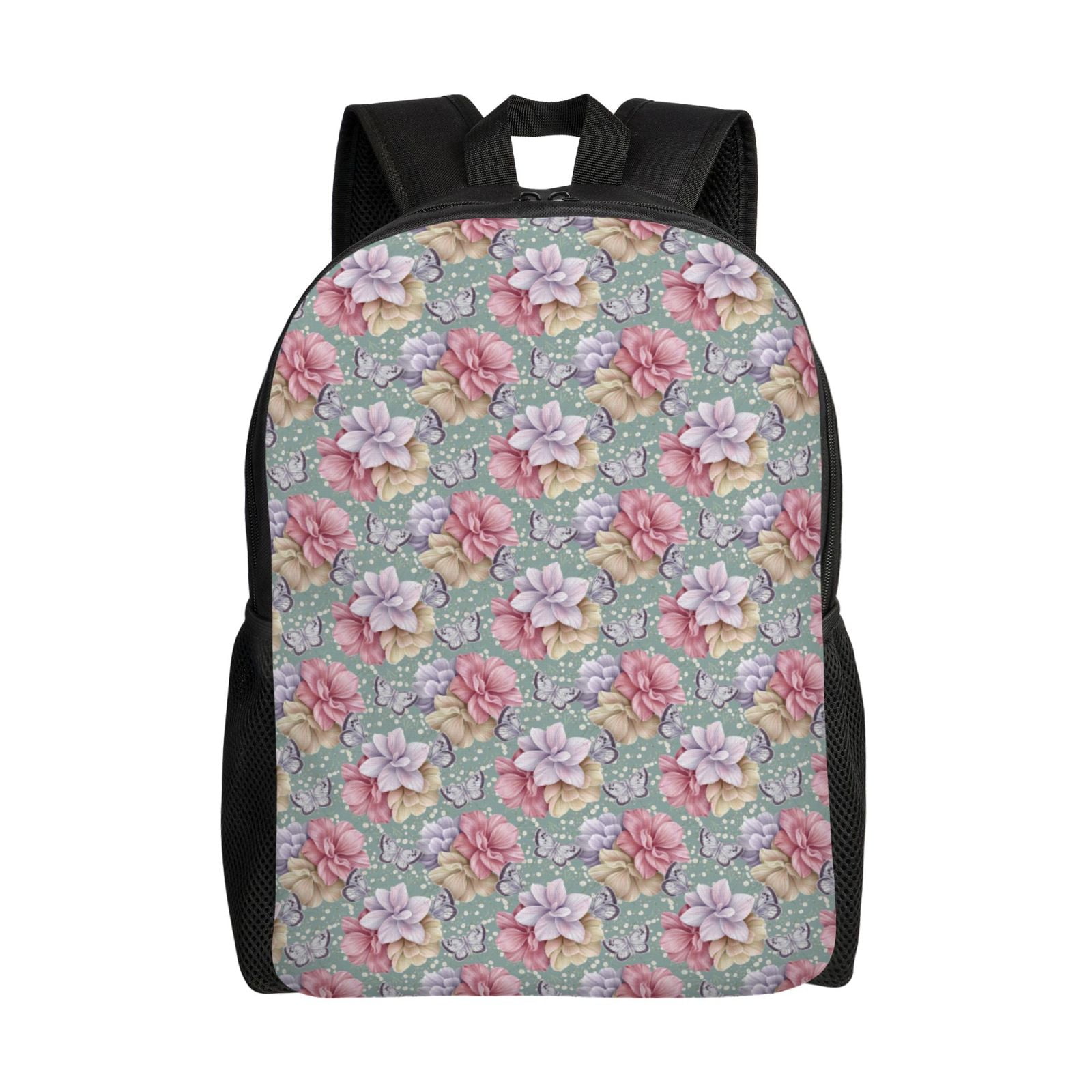 Fotbe Watercolor Butterflies Travel Laptop Backpack, Business Slim ...