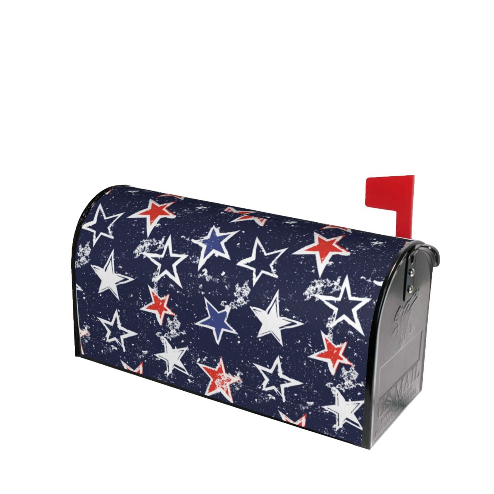 Fotbe Watercolor Stars Mailbox Covers Post Letter Box Cover Garden ...