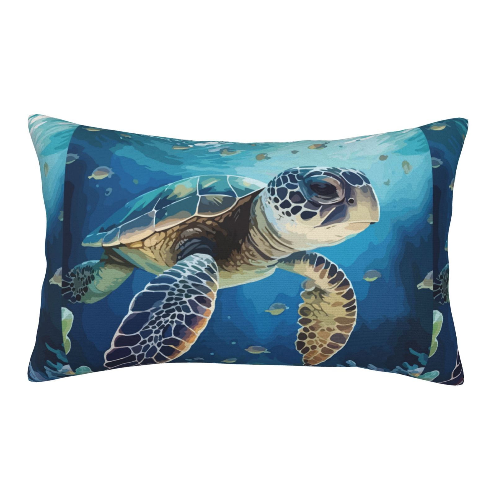 Fotbe Watercolor Turtle Pillow Cases - Envelope Closure - Luxury, Extra ...