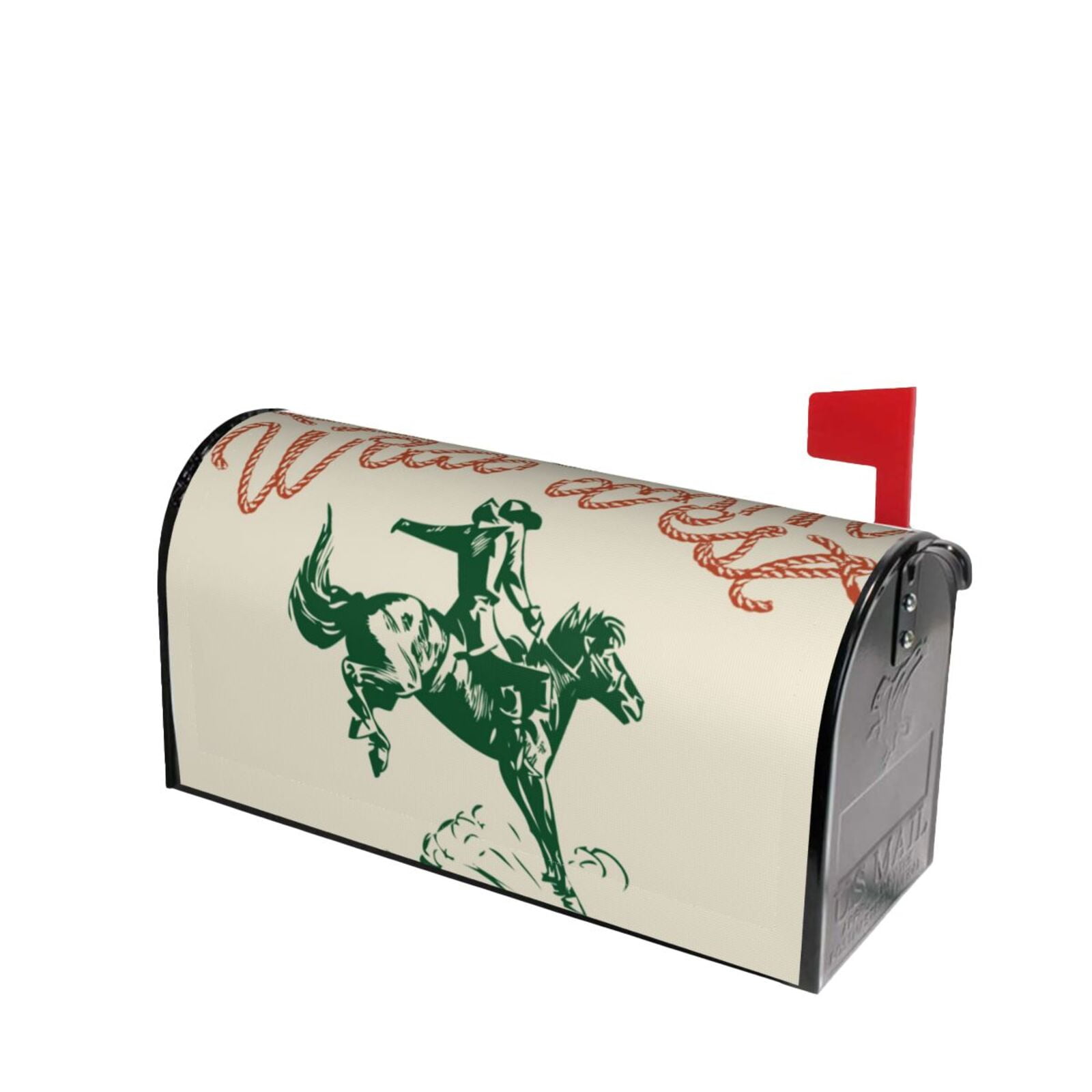 Fotbe West Cowboys Mailbox Covers Post Letter Box Cover Garden Decor ...