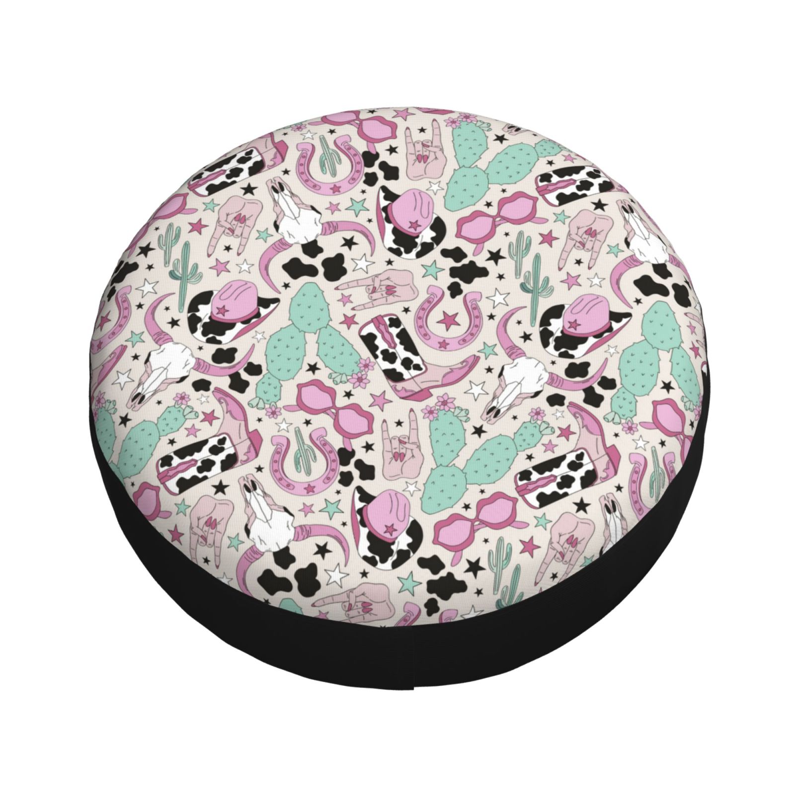 Fotbe West Cowgirl Disco Spare Tire Cover Thickening Universal Fit for ...