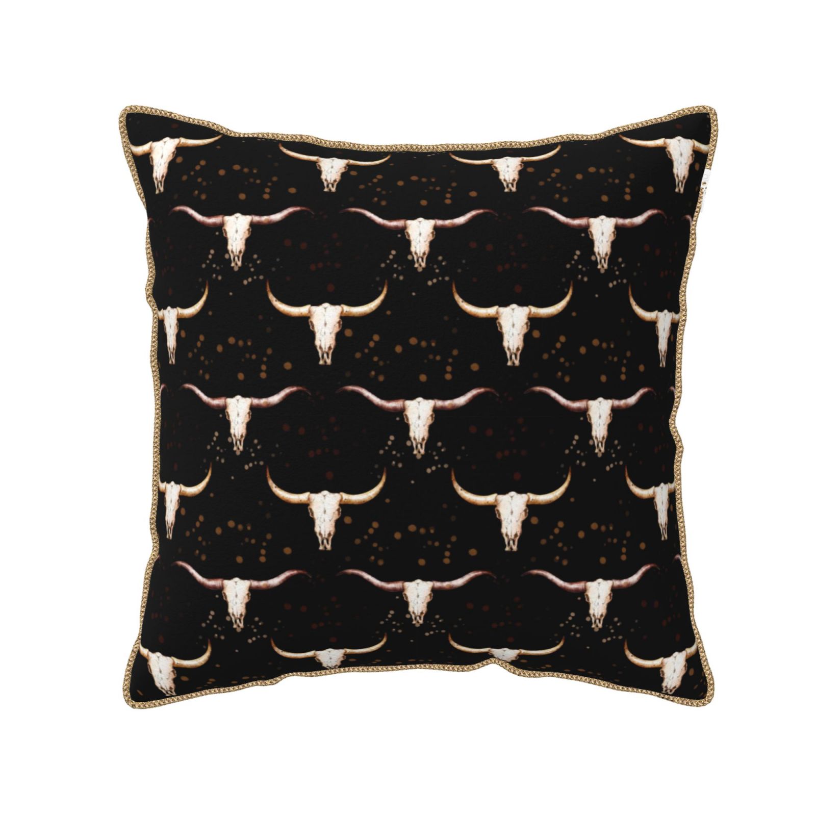 Fotbe Western Cowboy Pattern Velvet Decorative Throw Pillow Covers with ...