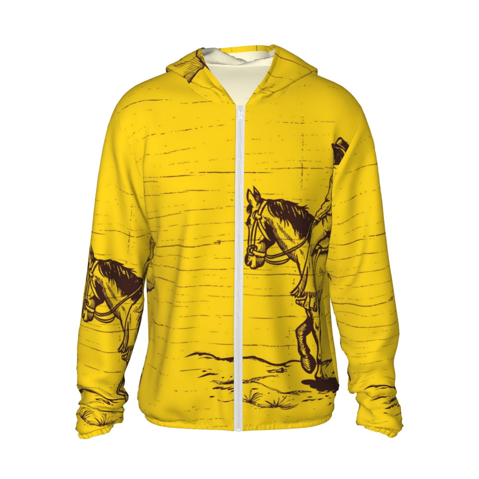 Fotbe Western Desert Cowboy 1 Men's Women's UPF 50+ Sun Protection ...