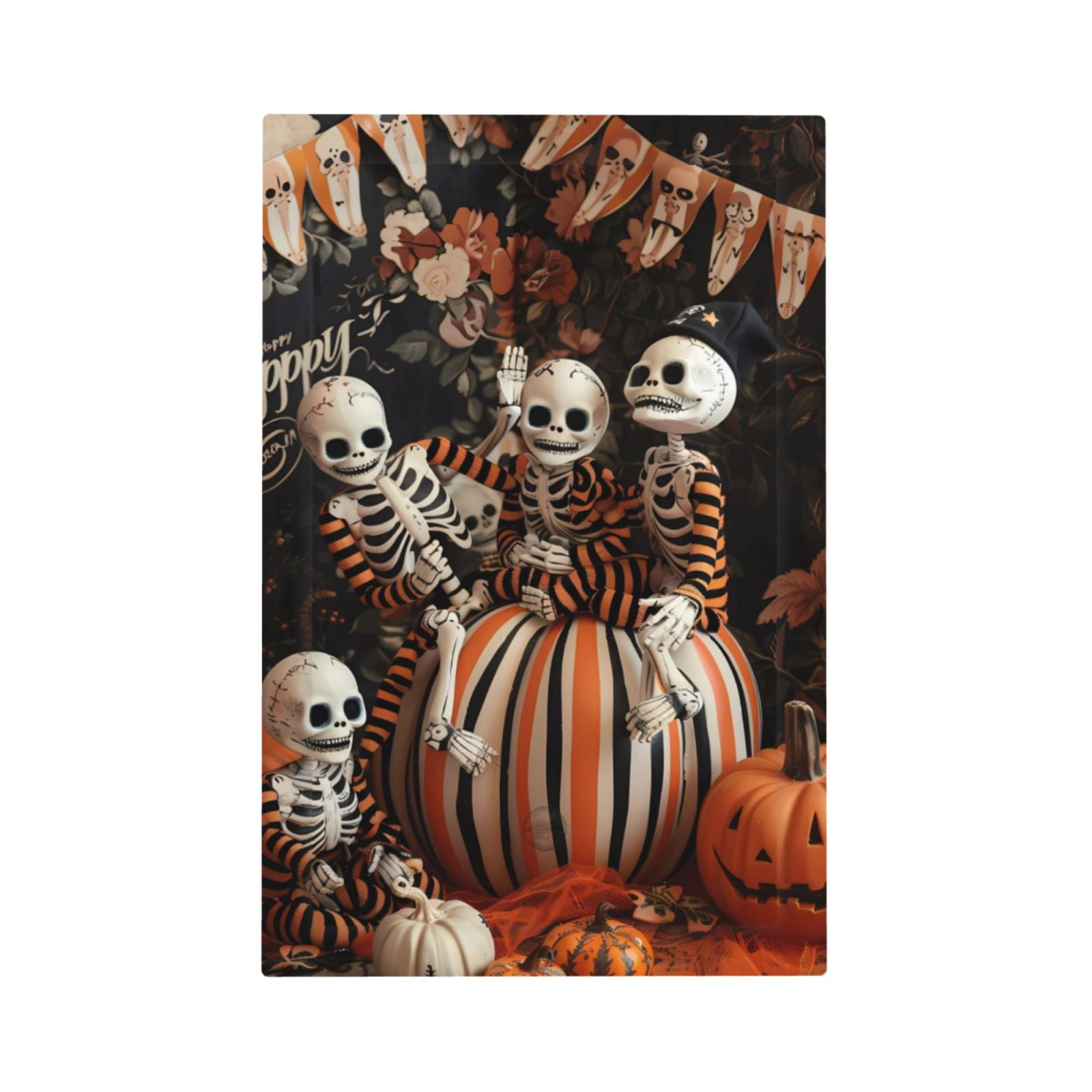 Fotbe Whimsical Halloween Skeletons Print Duplex Receptacle Wall Plate ...