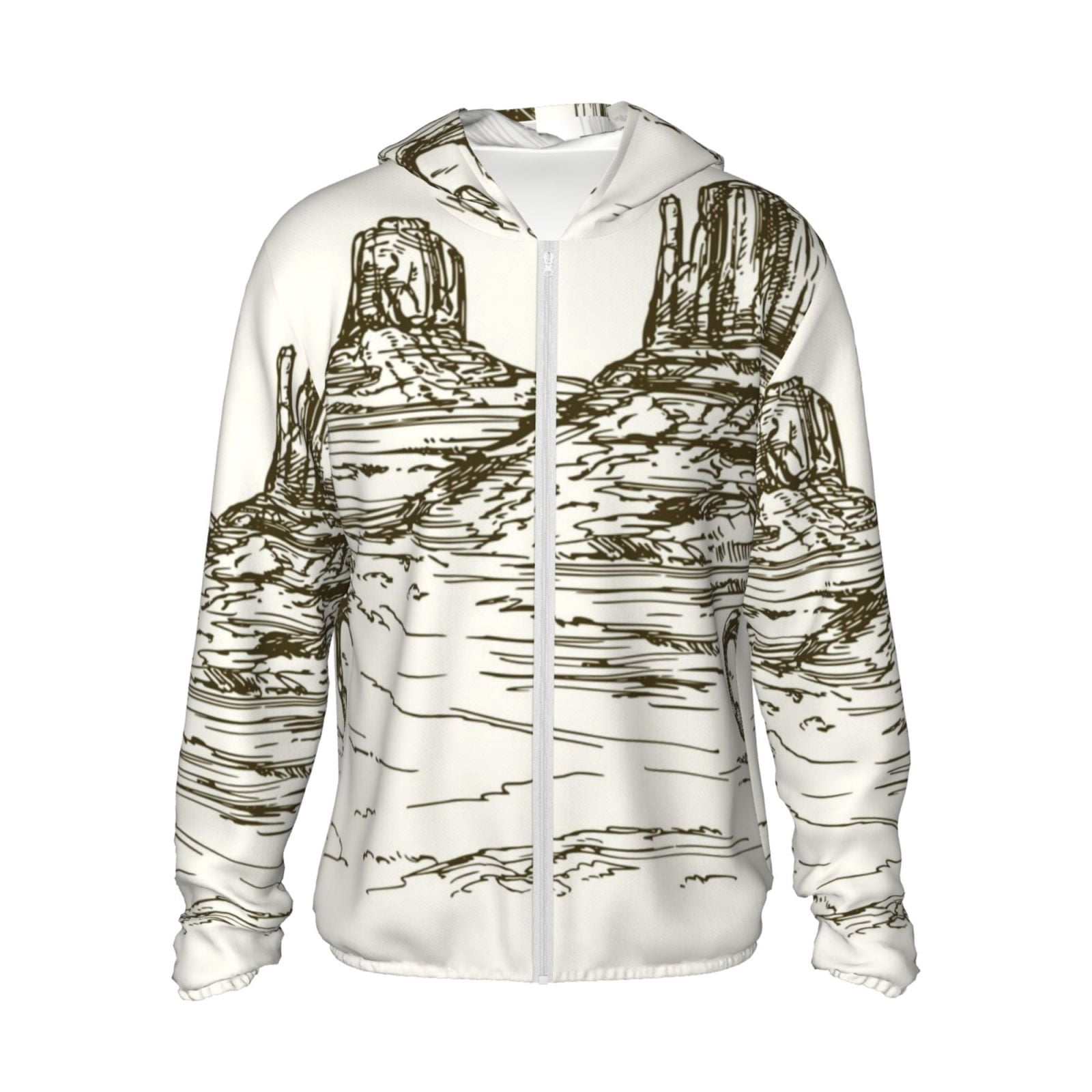 Fotbe Wild West Desert With Cowboy Men's Women's UPF 50+ Sun Protection ...