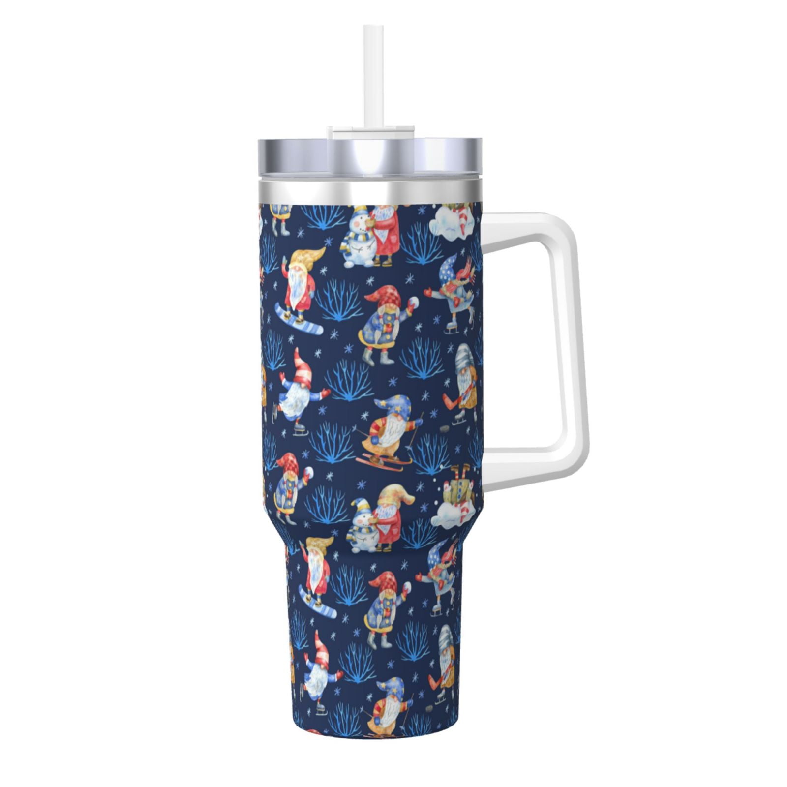 Fotbe Winter old man Playtime Pattern 40oz Ice Bully With Handle And ...