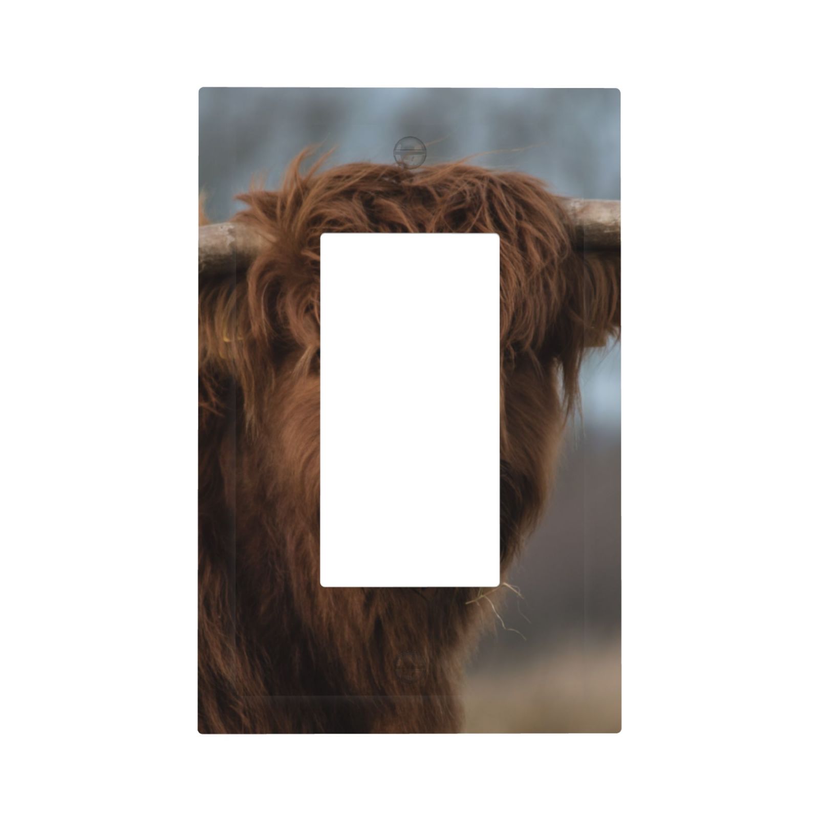 Fotbe Yak Print Duplex Receptacle Wall Plate, 1-Gang 5.0" x3.0" Wall ...