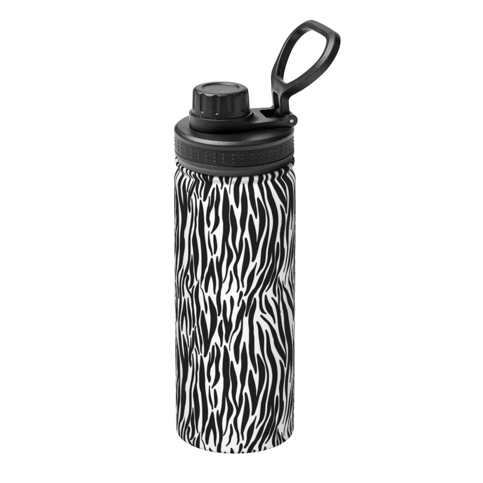 Fotbe Zebra Pattern 18 Oz Sports Insulated Kettle Vacuum Cup Stainless ...
