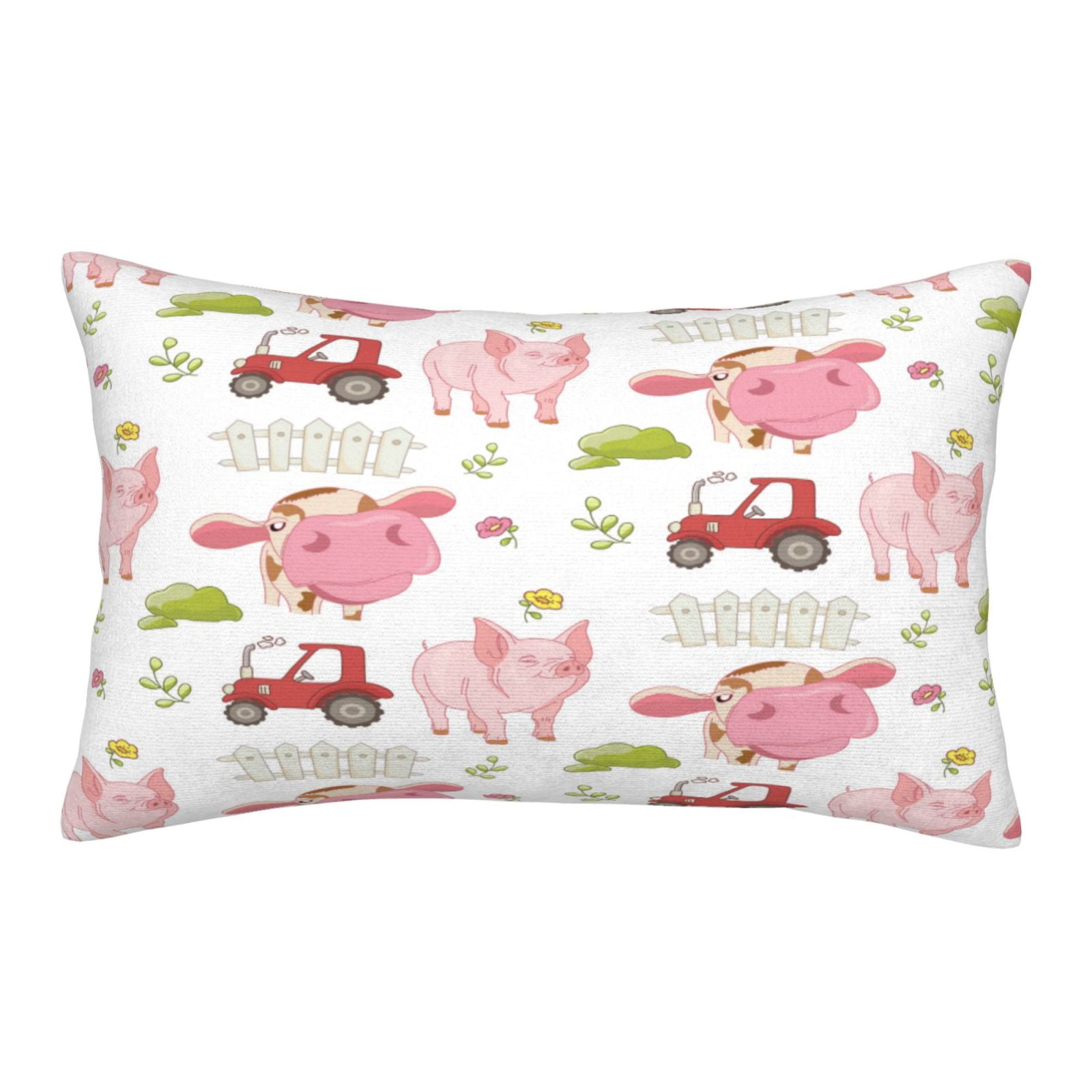 Fotbe a cow and a pig Pattern Pillow Cases - Envelope Closure - Luxury ...