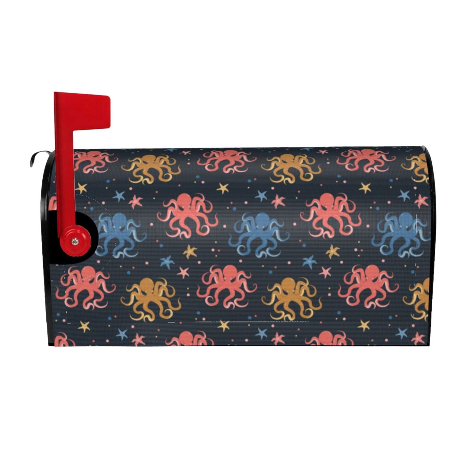 Fotbe cartoon doodle octopus Mailbox Covers Post Letter Box Cover ...