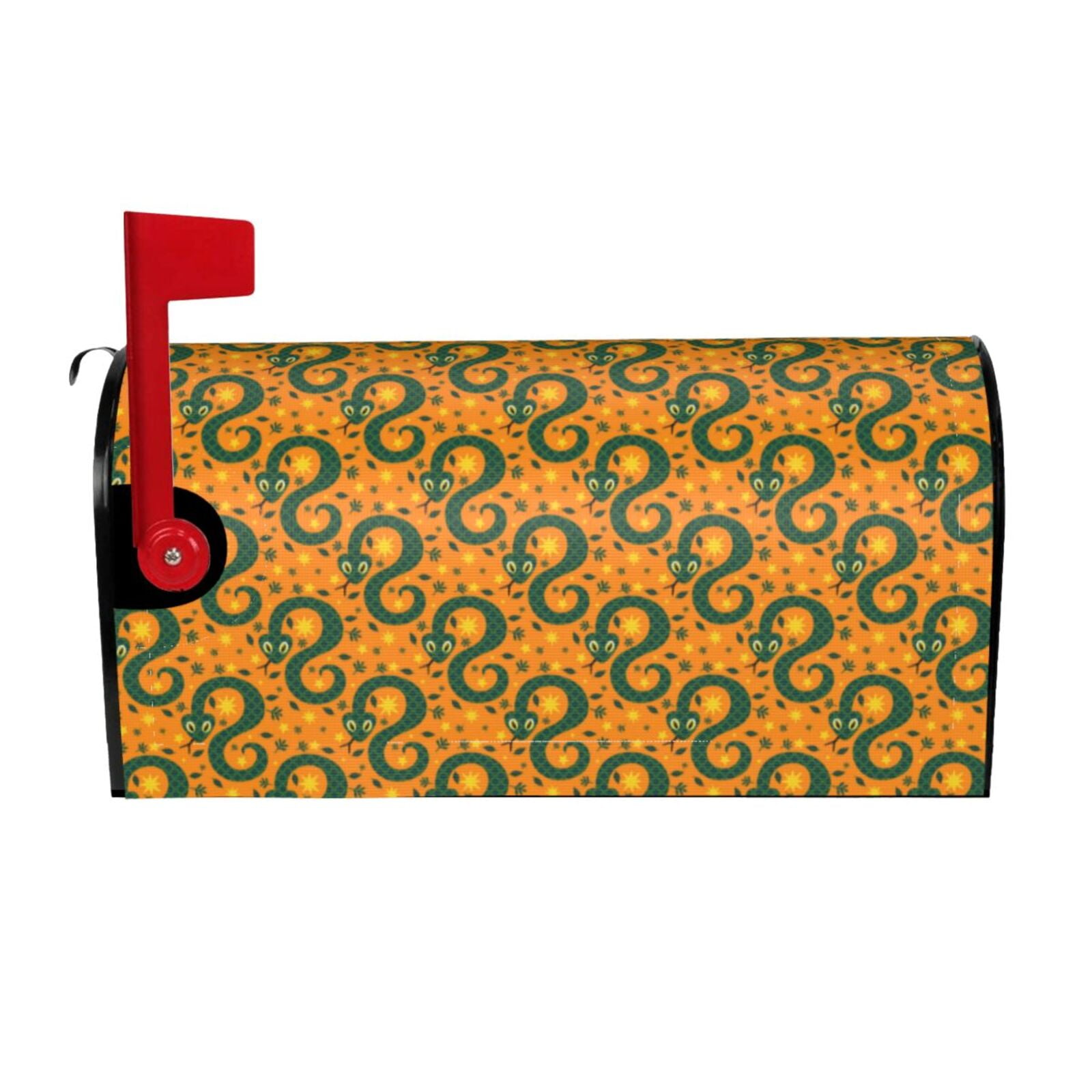 Fotbe cartoon snake Mailbox Covers Post Letter Box Cover Garden Decor ...