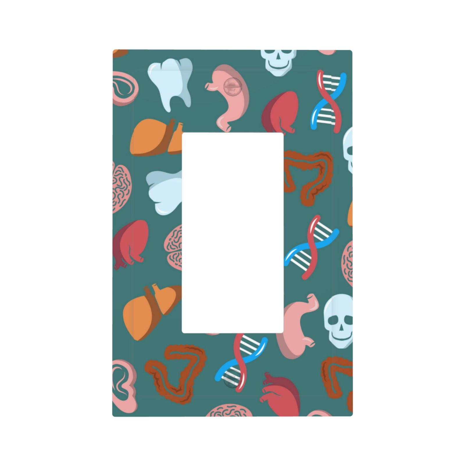 Fotbe cute Skull organ Print Duplex Receptacle Wall Plate, 1-Gang 5.0 ...