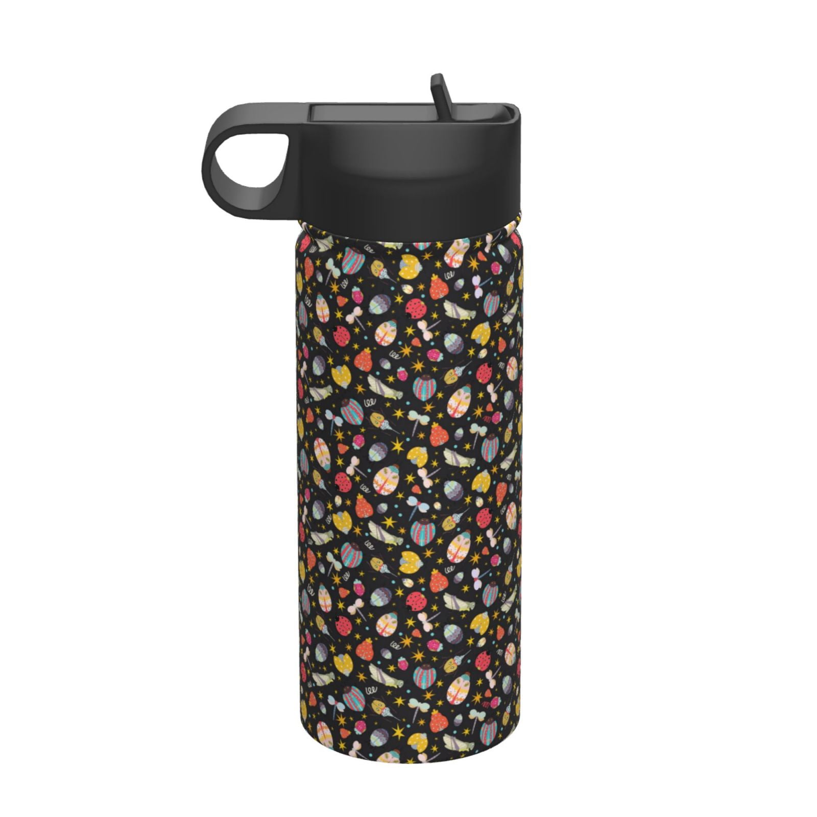 Fotbe cute insects Pattern 18oz Sports Insulated Kettle Stainless Steel ...