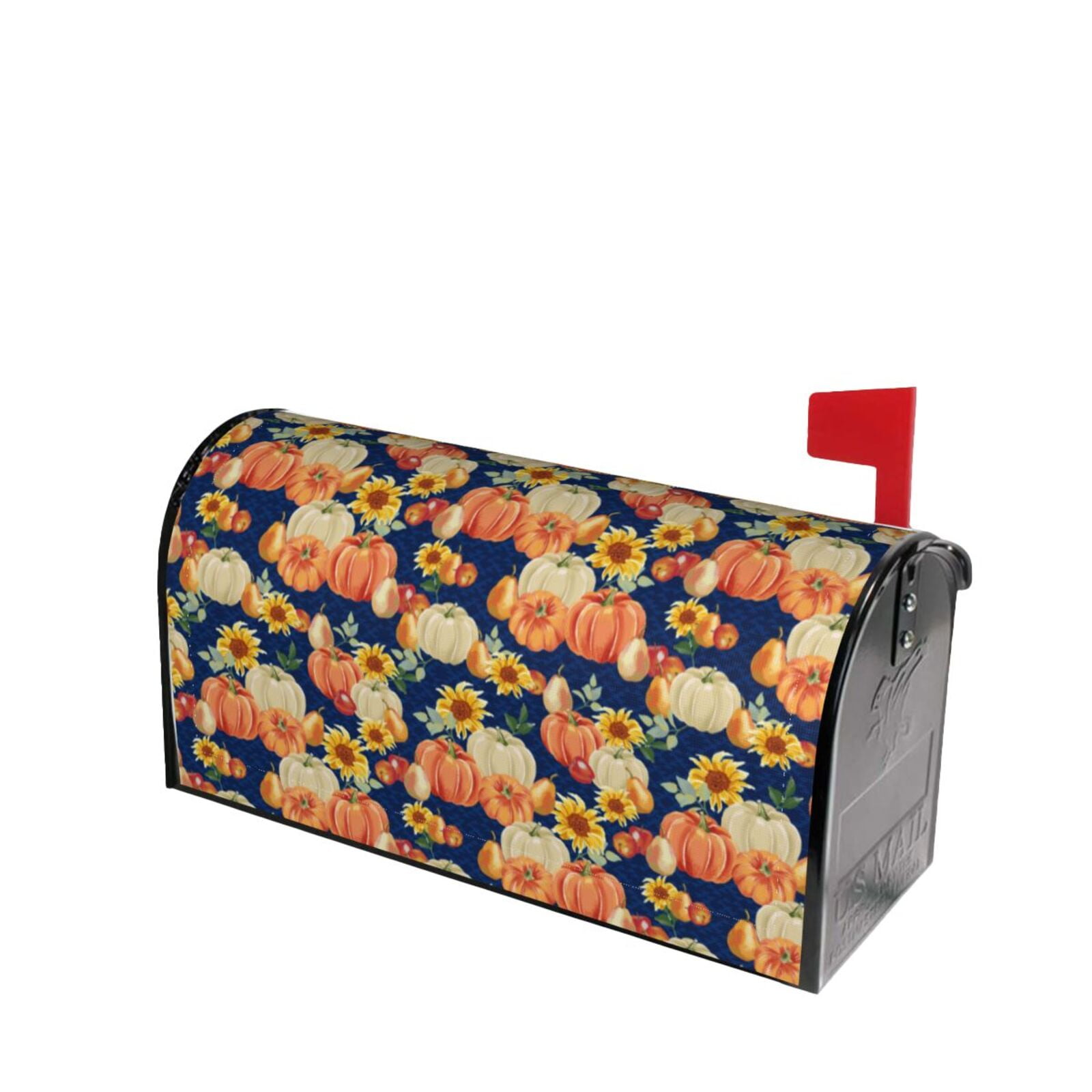 Fotbe fall Pumpkin Daisy Mailbox Covers Post Letter Box Cover Garden ...