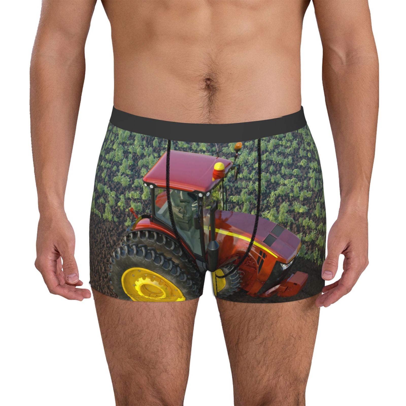 Fotbe farm tractor Men’s Total Support Pouch Boxer Briefs, X-Temp Cooling, Moisture-Wicking ...