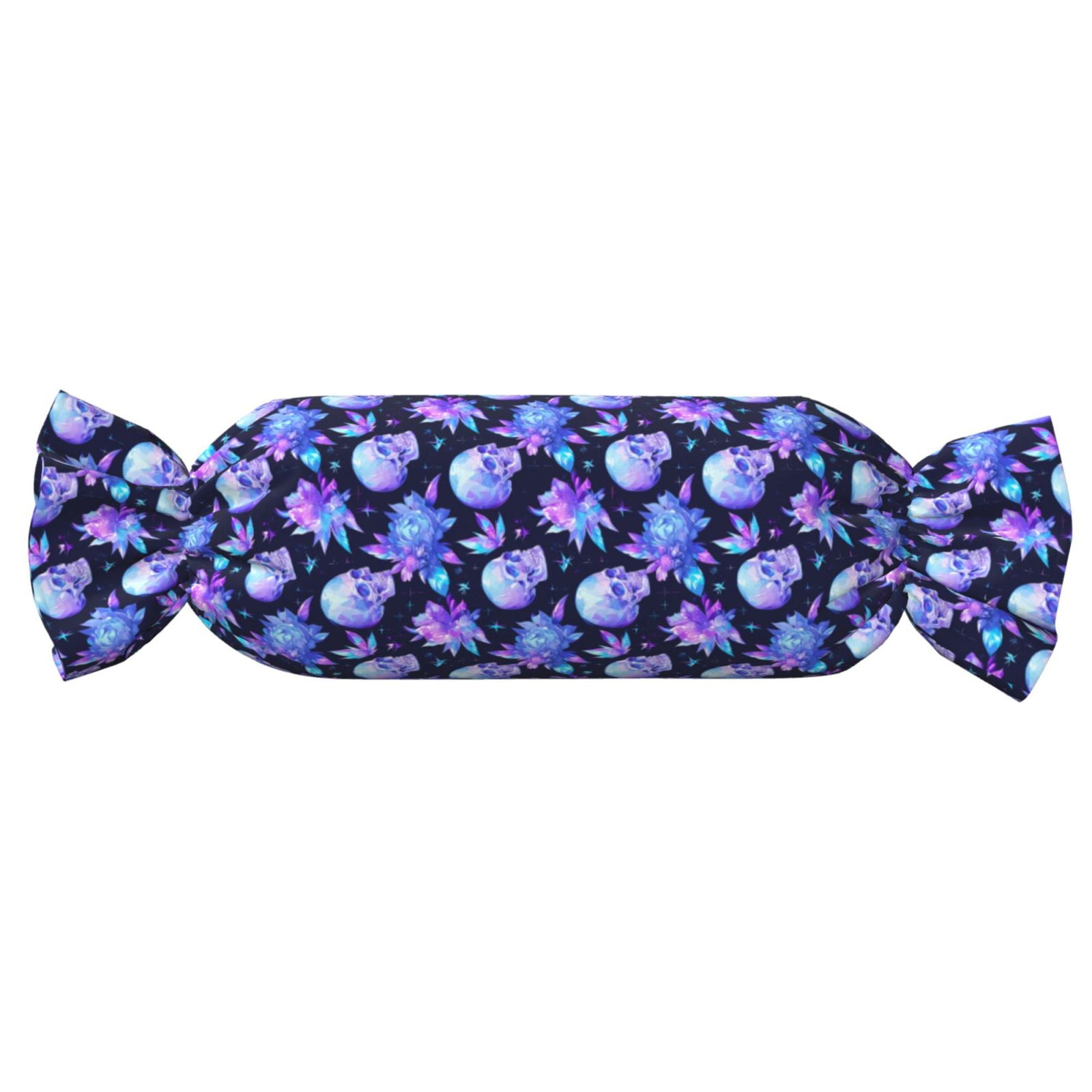 Fotbe flower starry sky Skull Pattern Cervical Neck Pillow, Candy ...