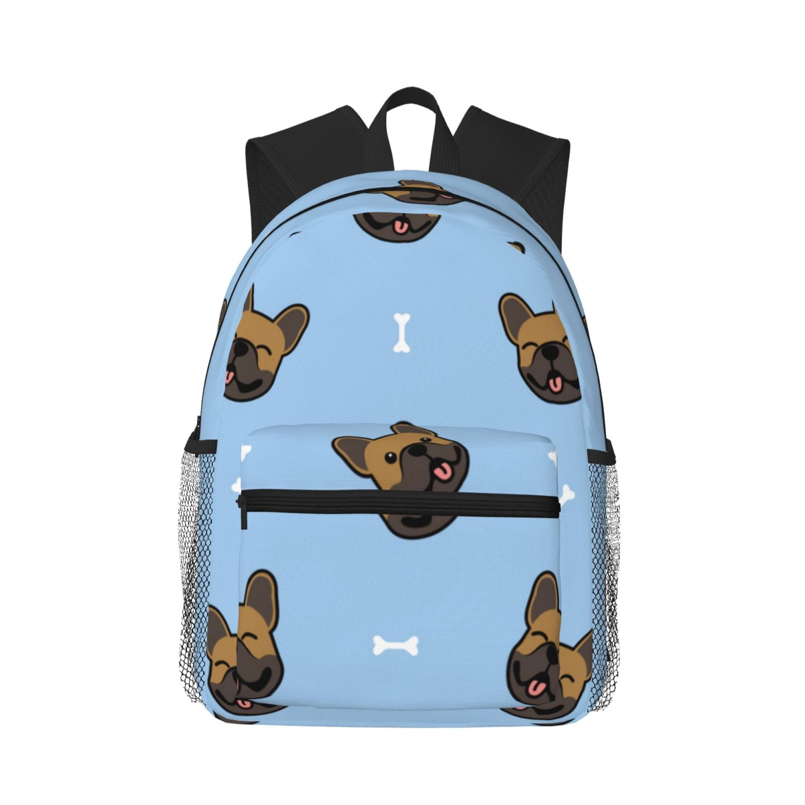 Fotbe french Bulldog Face Lightweight Casual Laptop Backpack for Men ...