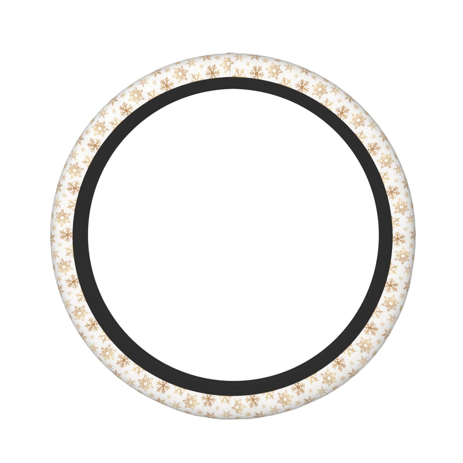 Fotbe gold Snowflake print for Steering Wheel Cover Universal 15 in Car ...