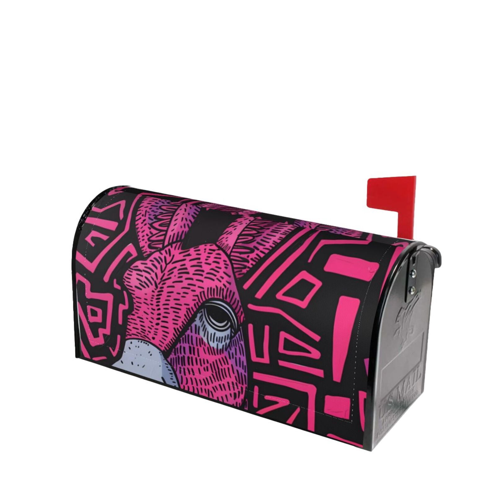 Fotbe ink Donkey Pop Art Mailbox Covers Post Letter Box Cover Garden ...