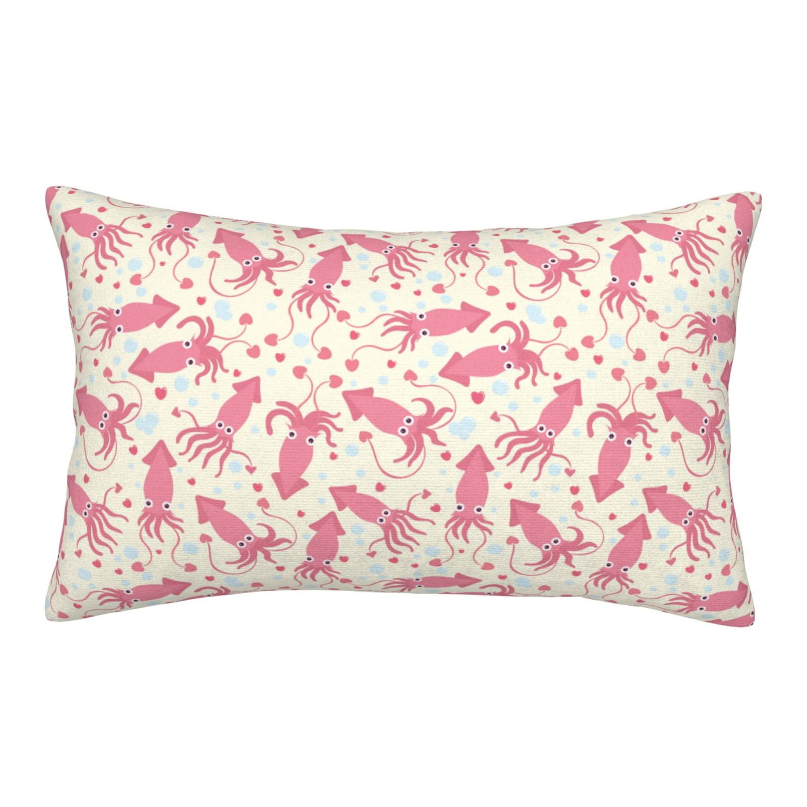 Fotbe pink Octopus Pattern Pillow Cases - Envelope Closure - Luxury ...