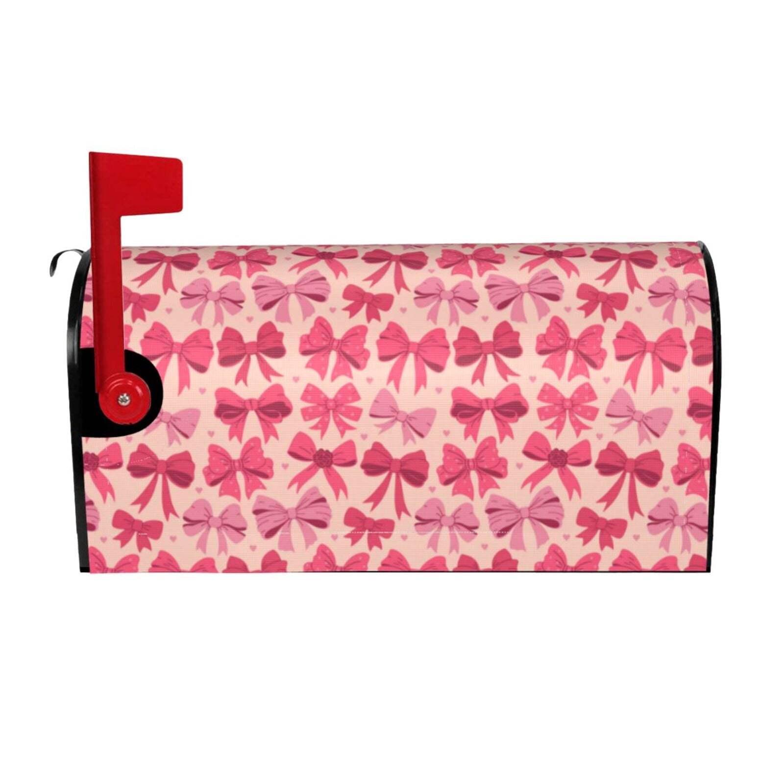 Fotbe pink ribbon bows Mailbox Covers Post Letter Box Cover Garden ...