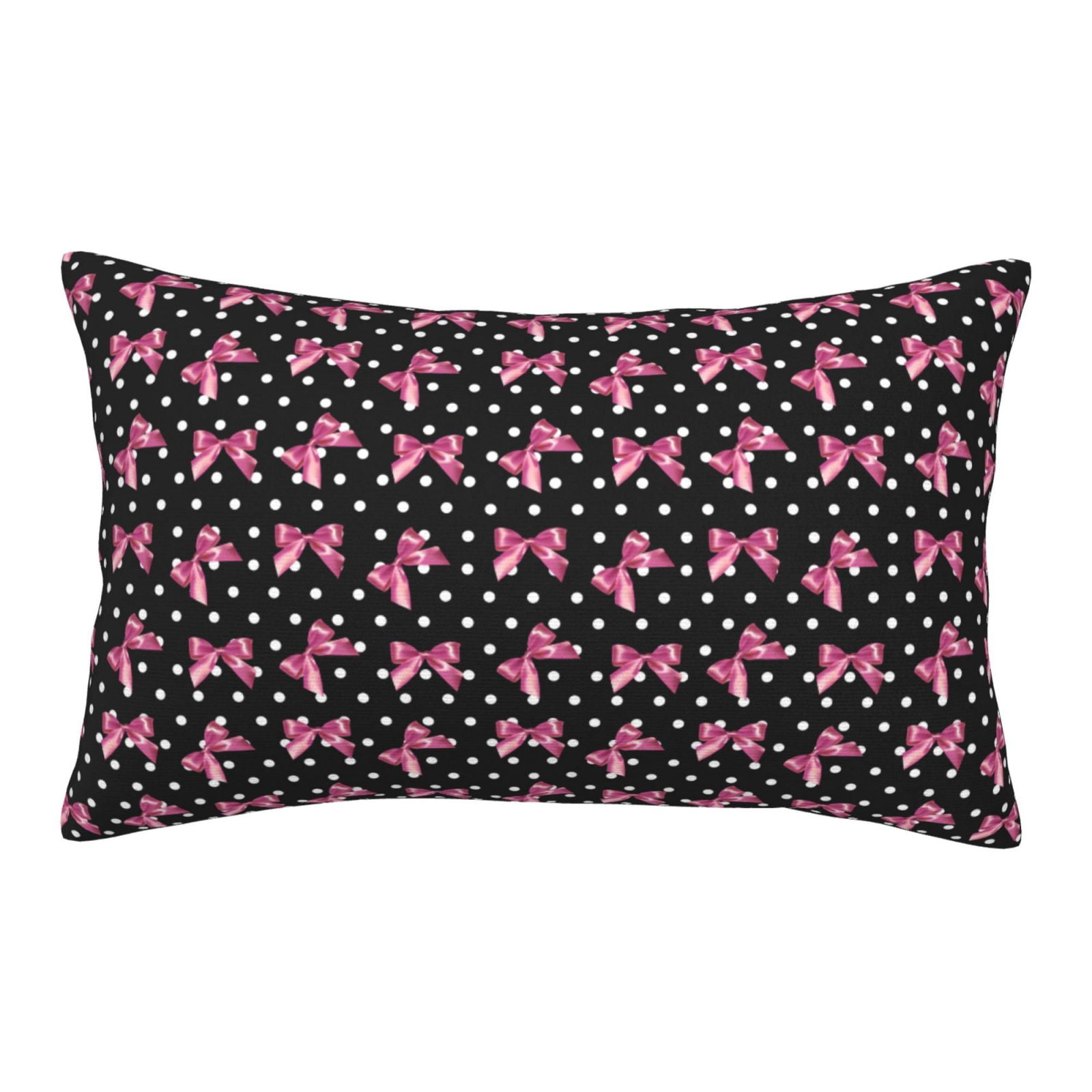 Fotbe polka dot with pink bows Pattern Pillow Cases - Envelope Closure ...