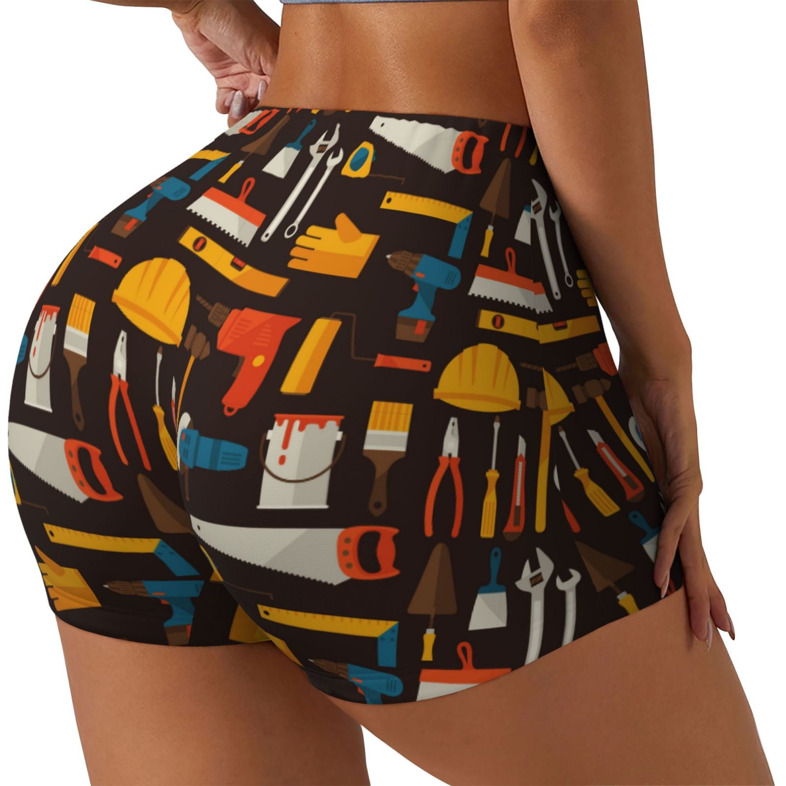 Fotbe repair working tools Seamless Shorts, Womens Workout Shorts High ...