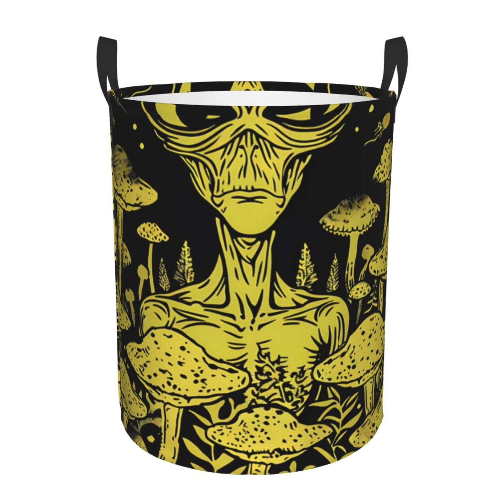 Fotbe saucerman Mushroom Forest Pattern Laundry Basket with Handles ...