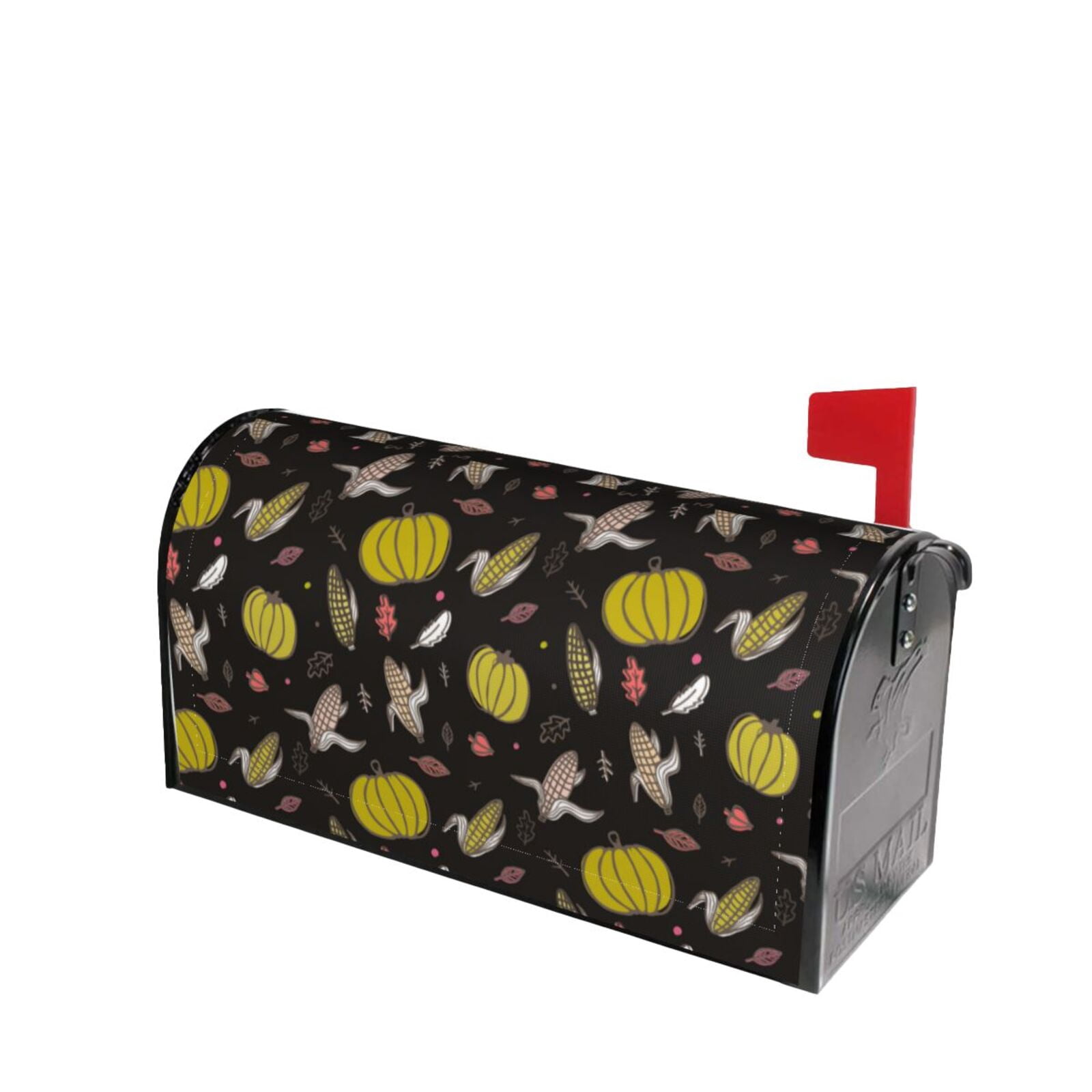 Fotbe yellow Pumpkin Corn Mailbox Covers Post Letter Box Cover Garden ...