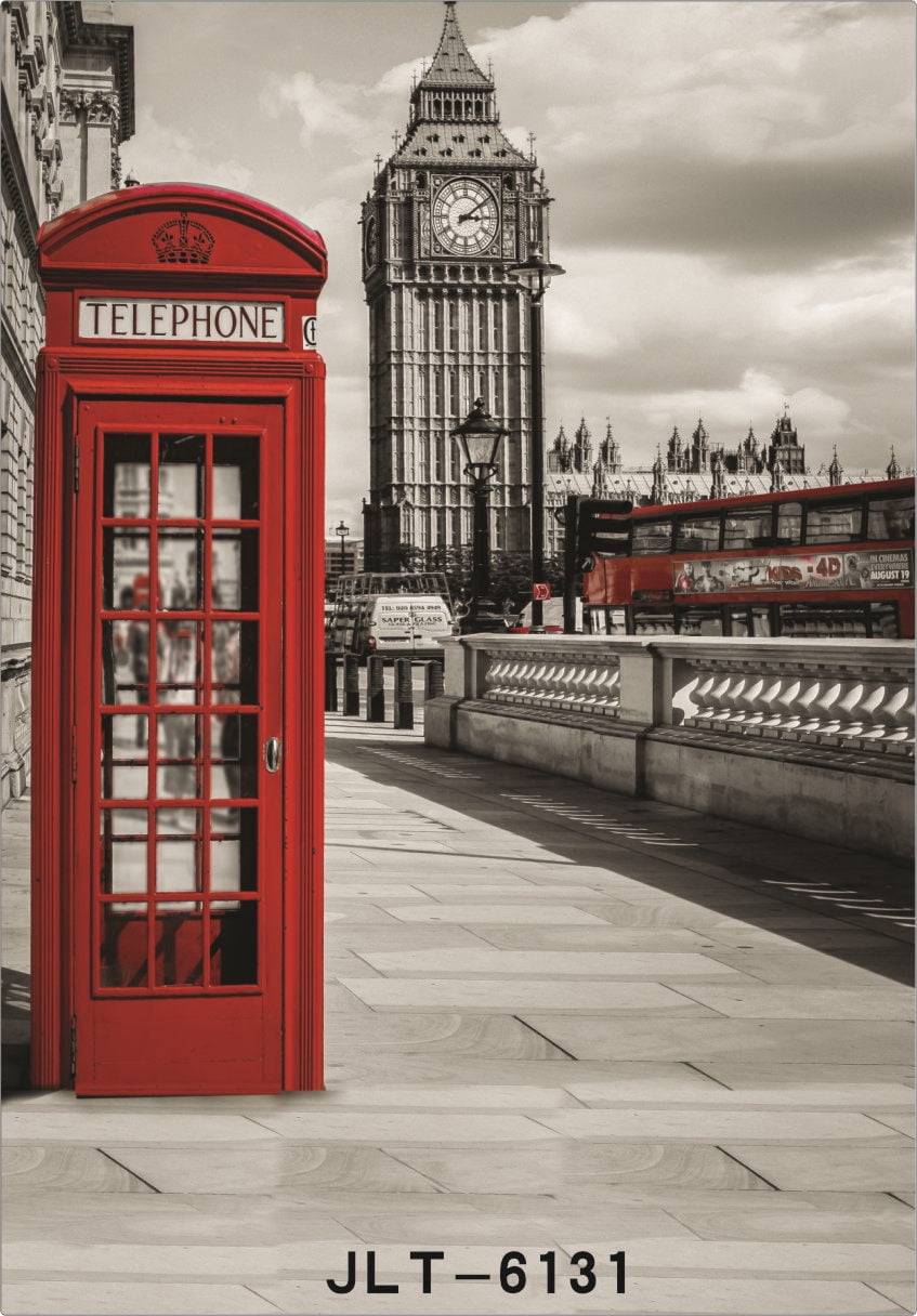 Foto Backgrounds for Photo Studio Big Ben Phbooth Computer Printed ...